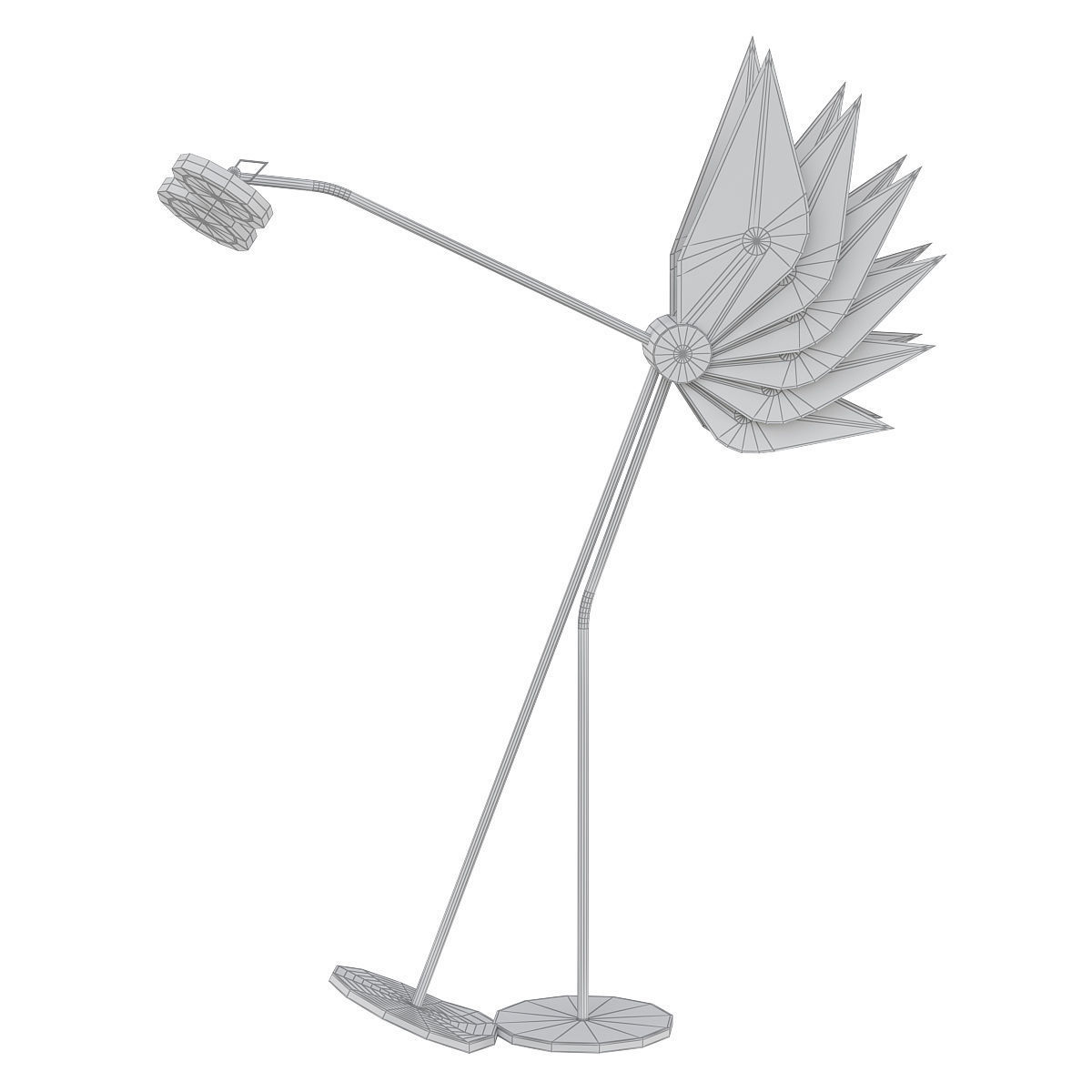 struts butterfly floor lamp 3D model | CGTrader