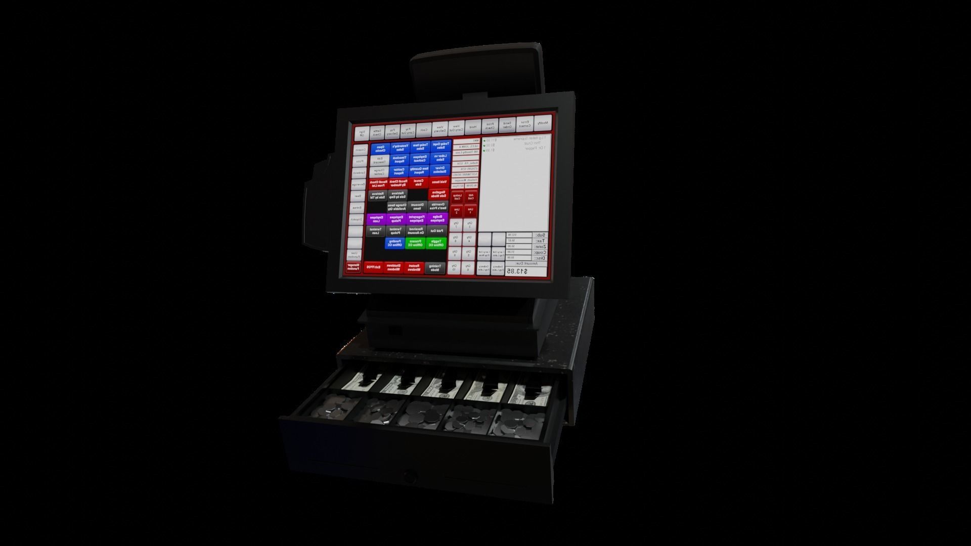 3D model Cashier Registry VR / AR / low-poly | CGTrader