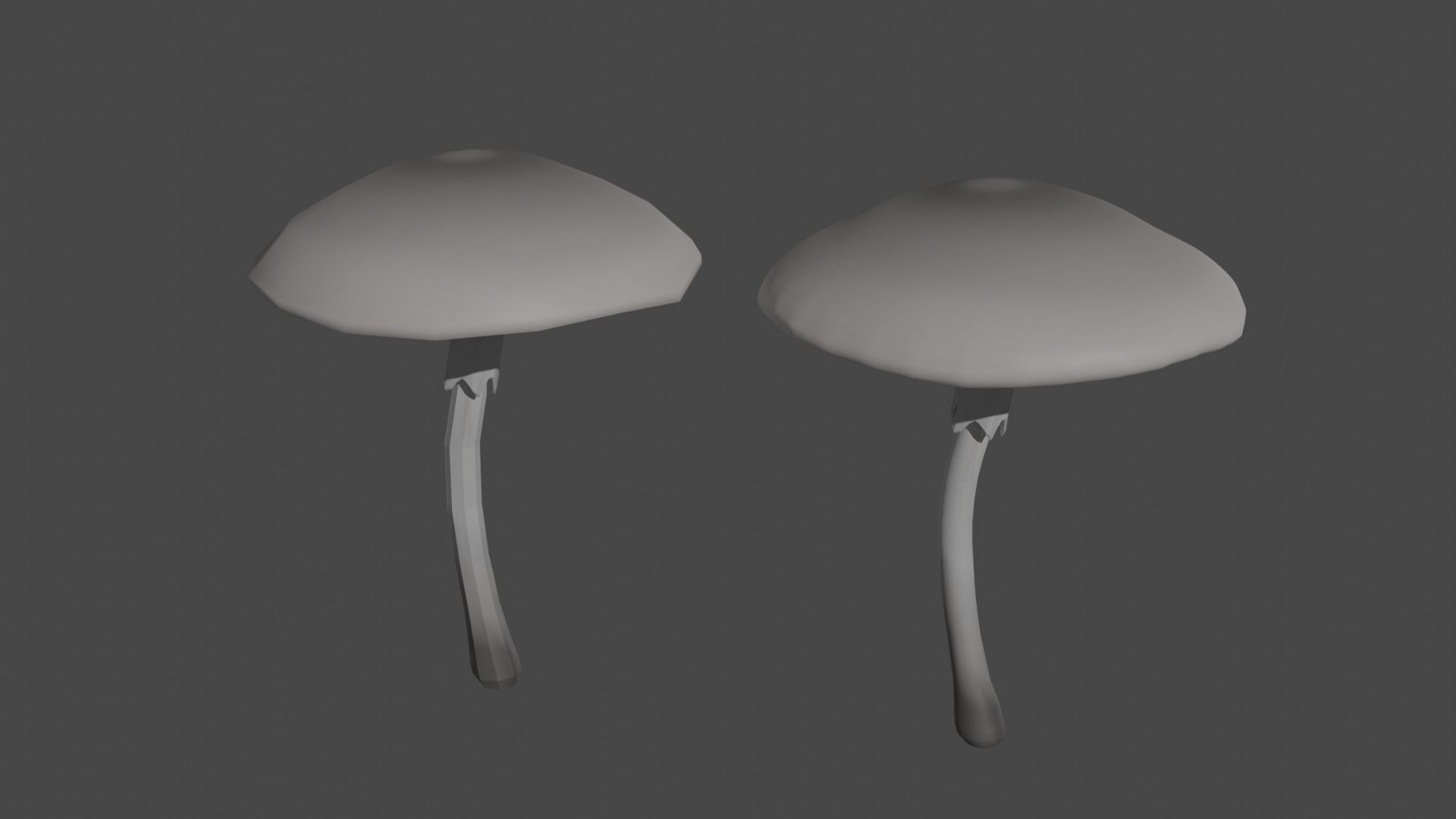 low poly mushroom pack 3D model | CGTrader