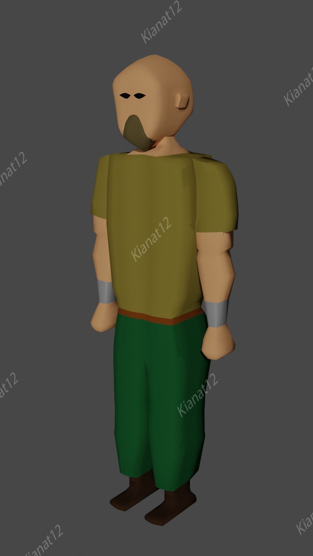 3D model Bob from RuneScape VR / AR / low-poly | CGTrader