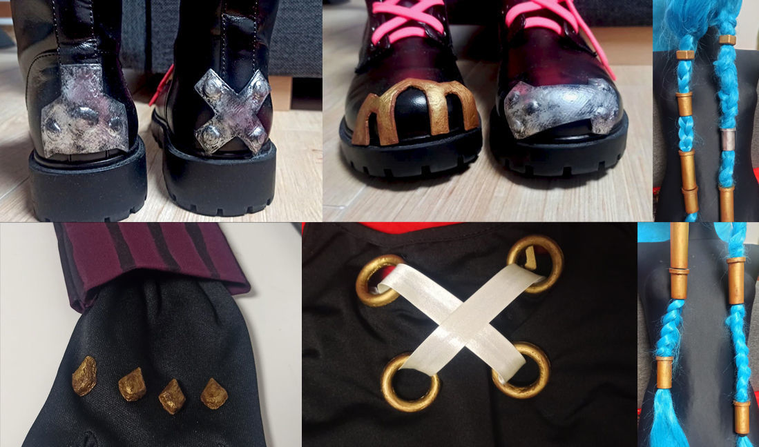 Jinx Arcane accessories 3D model 3D printable | CGTrader