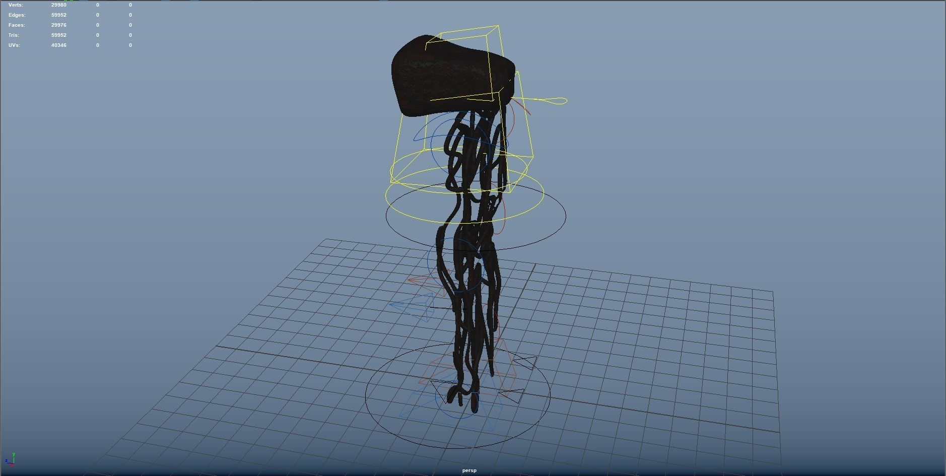 Bacteria Monster From The Backrooms Rigged 3D model rigged | CGTrader