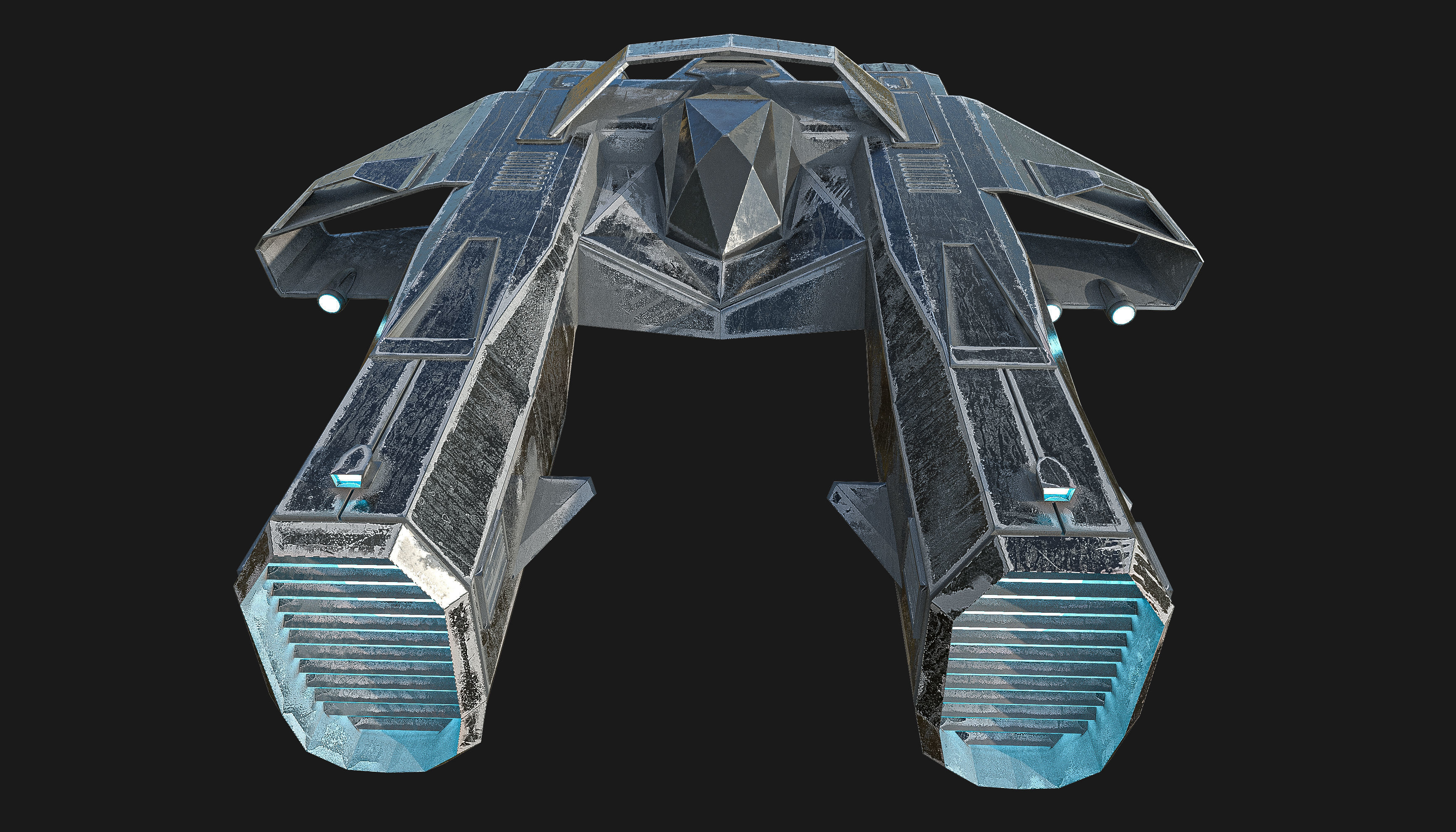 3D model Spaceship Fighter N6 VR / AR / low-poly | CGTrader