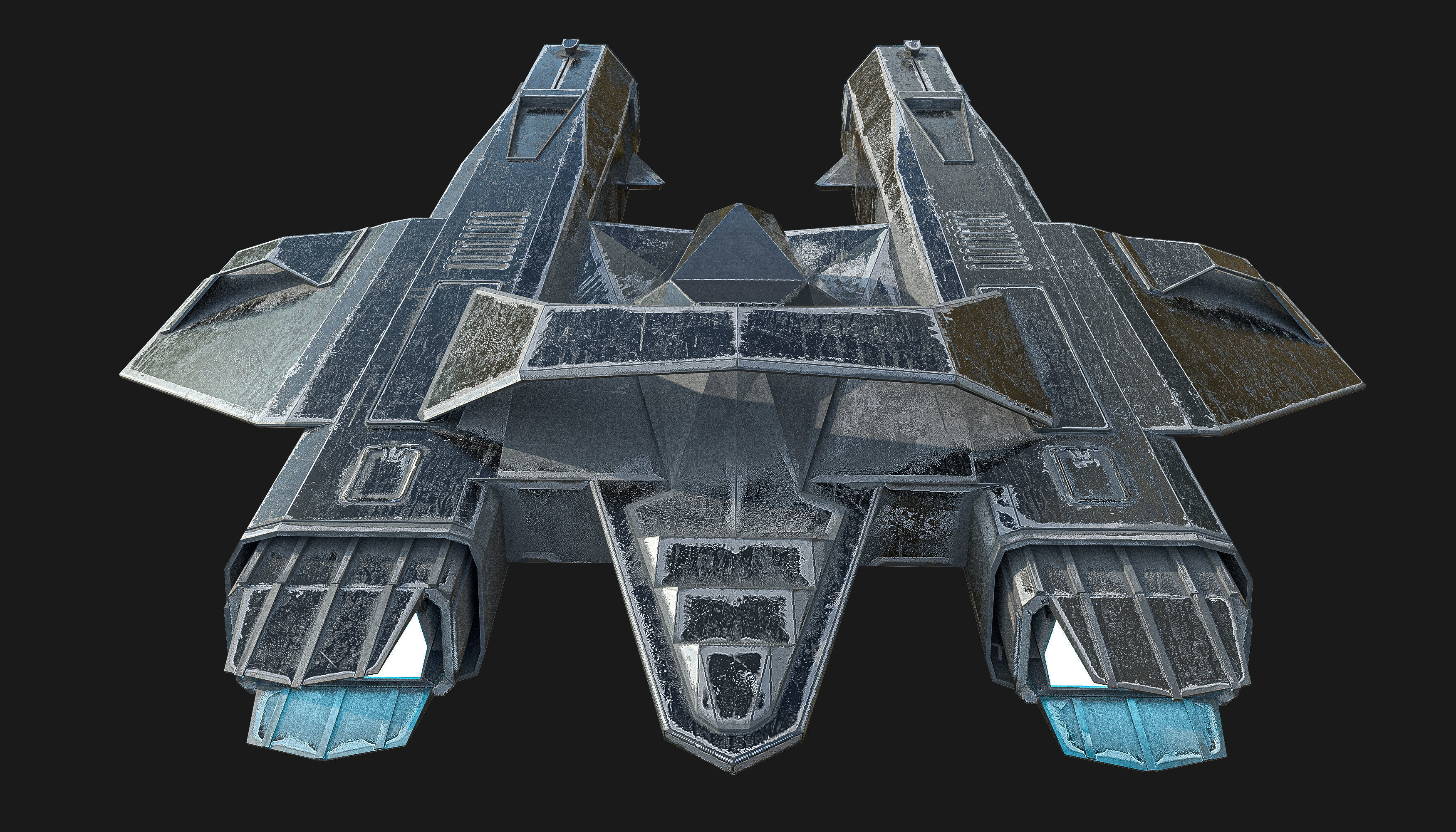 3D model Spaceship Fighter N6 VR / AR / low-poly | CGTrader