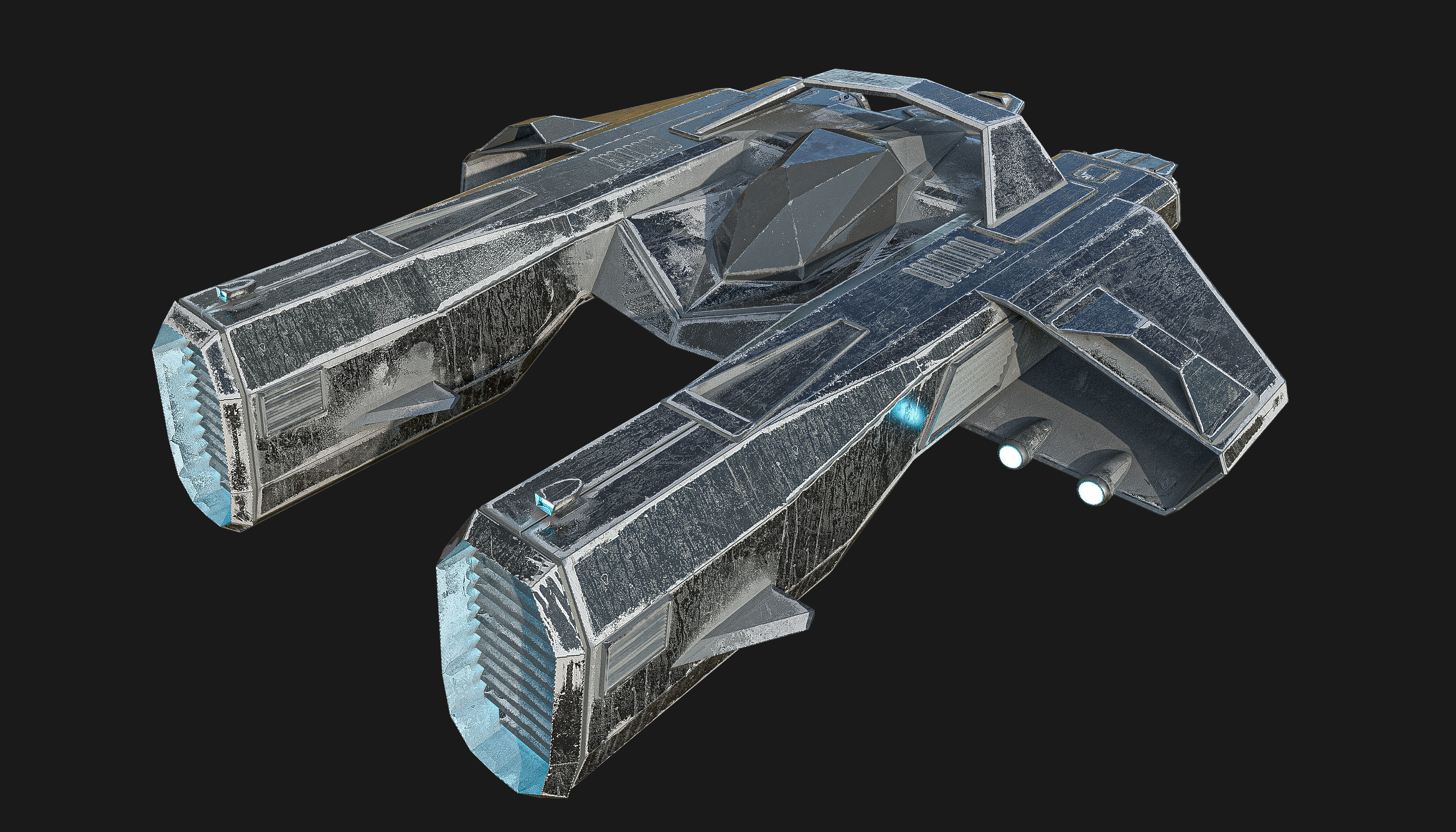 3D model Spaceship Fighter N6 VR / AR / low-poly | CGTrader