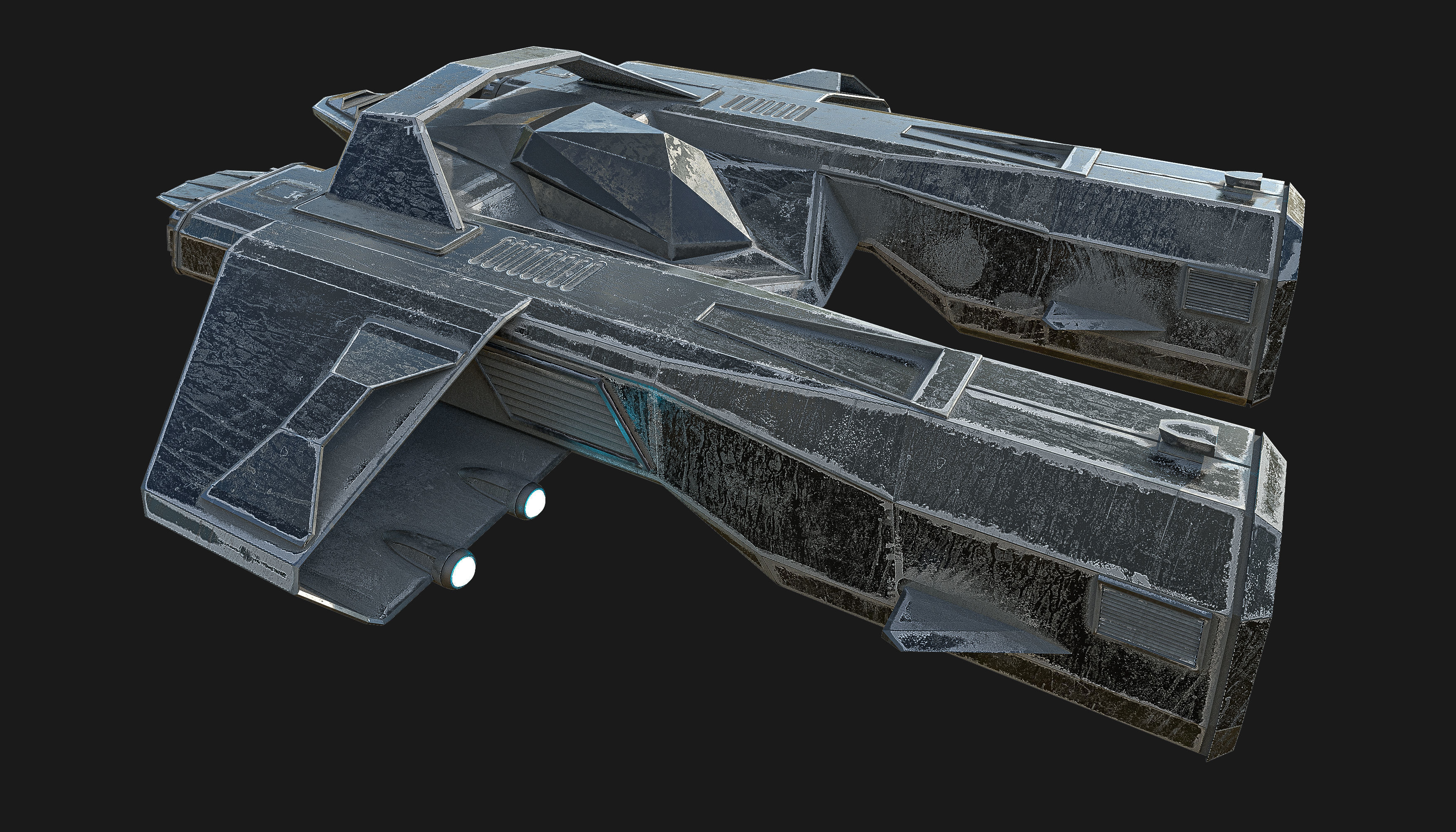3D model Spaceship Fighter N6 VR / AR / low-poly | CGTrader