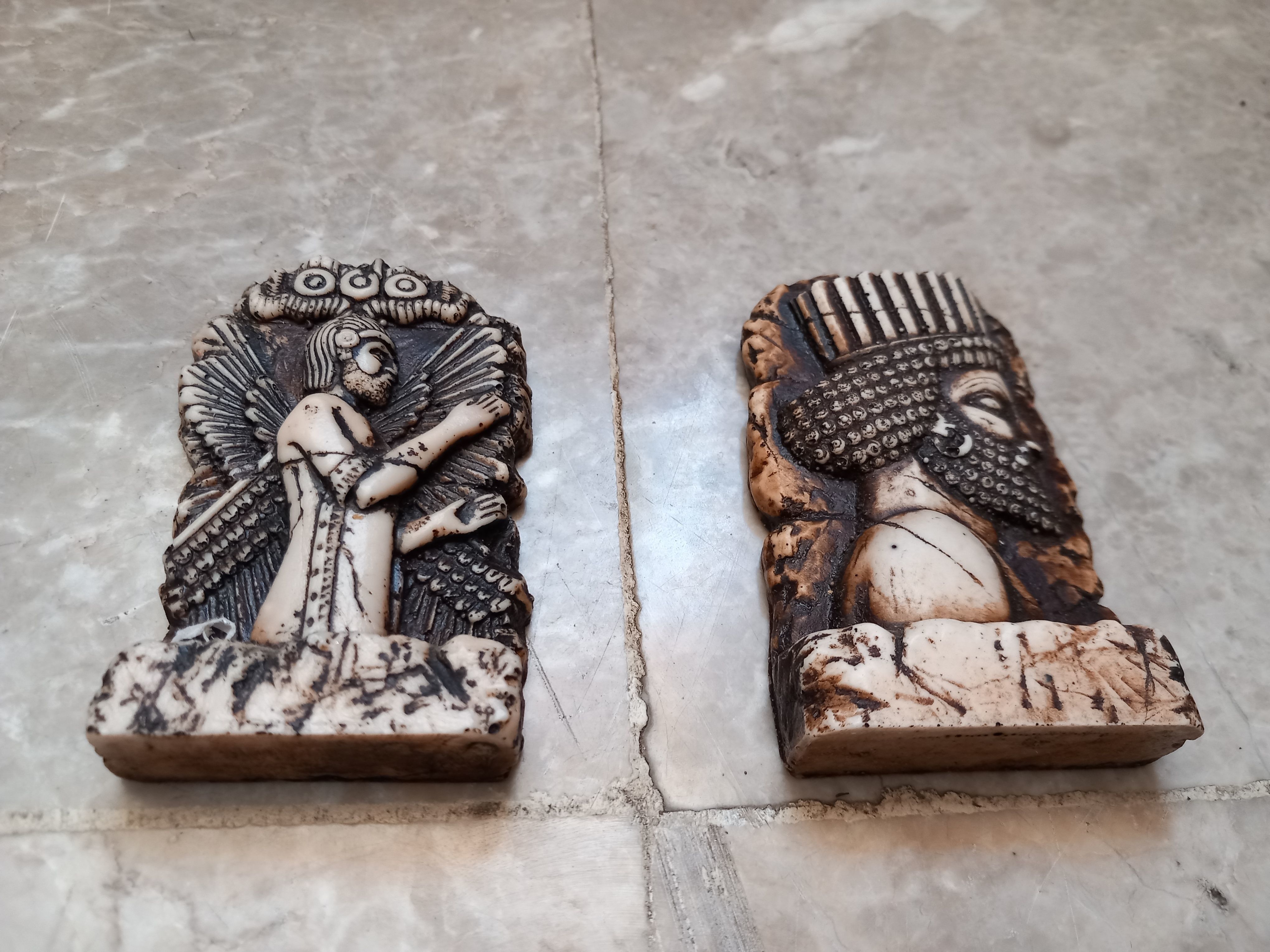 King Darius stone relief 3D model | CGTrader