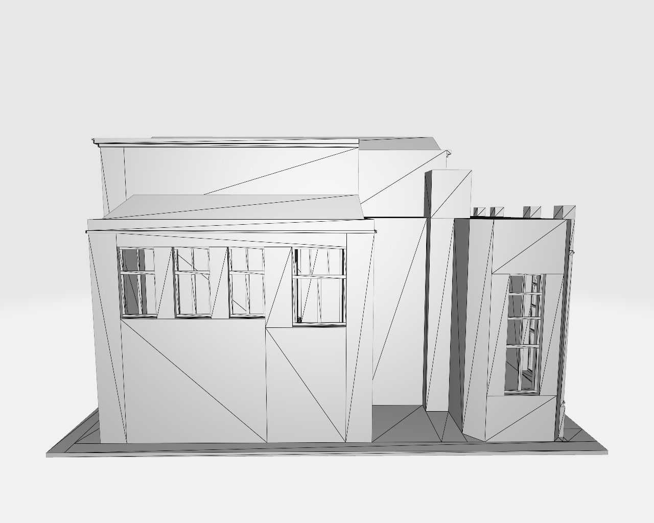 3D model Small Hospital VR / AR / low-poly | CGTrader