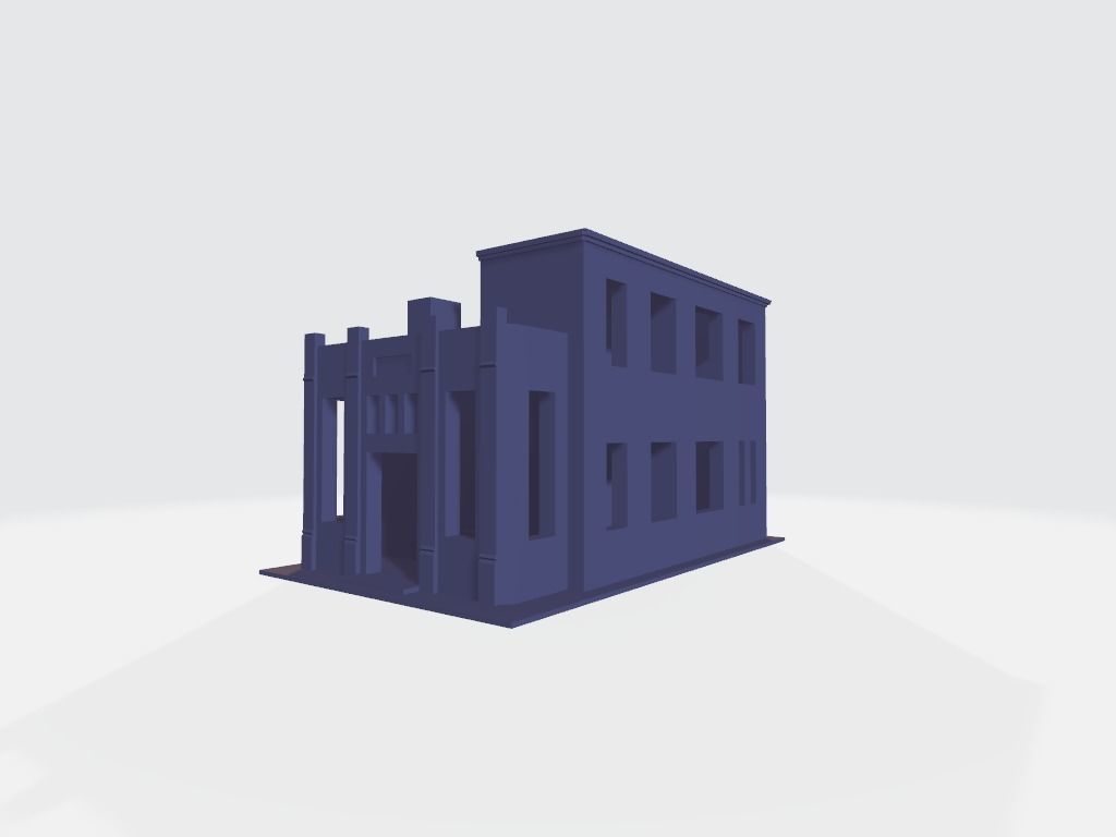 3D model Small Hospital VR / AR / low-poly | CGTrader