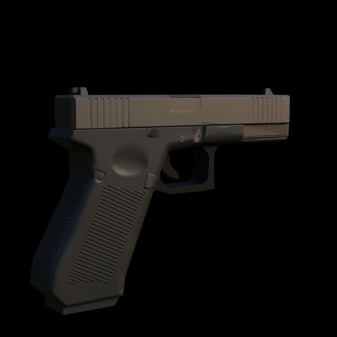 3D model Low Poly GLOCK-17 glock pistol VR / AR / low-poly | CGTrader