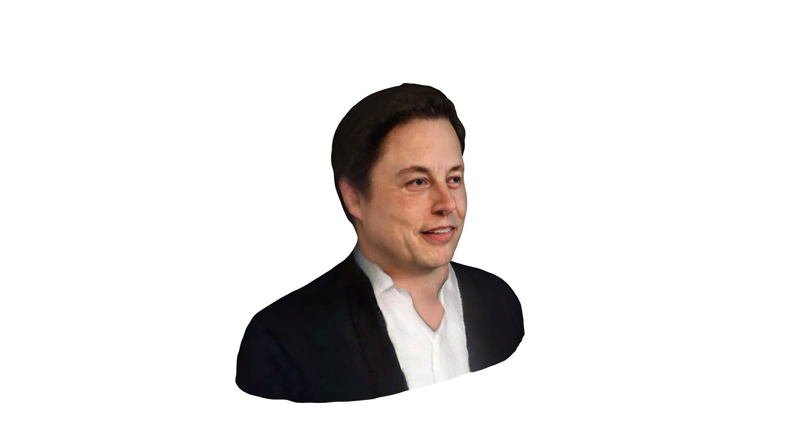 3D model Elon Musk Photo-Realistic-Head-Bust-For 3D Print or Metaverse ...
