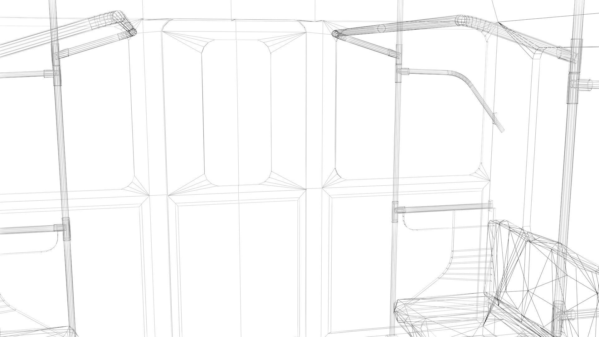 Metro Interior 3D model | CGTrader