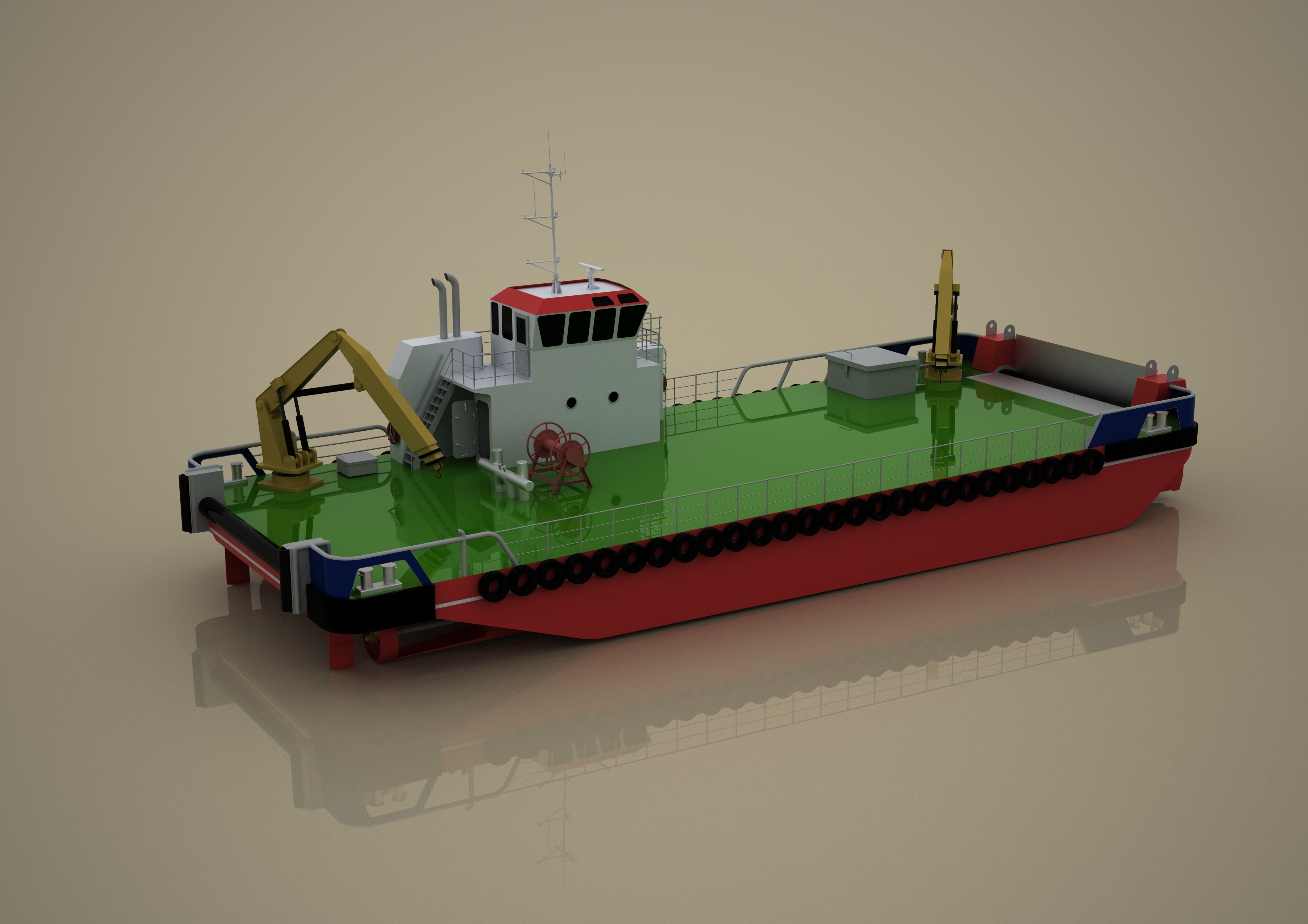 Multicat Vessel 3D model | CGTrader