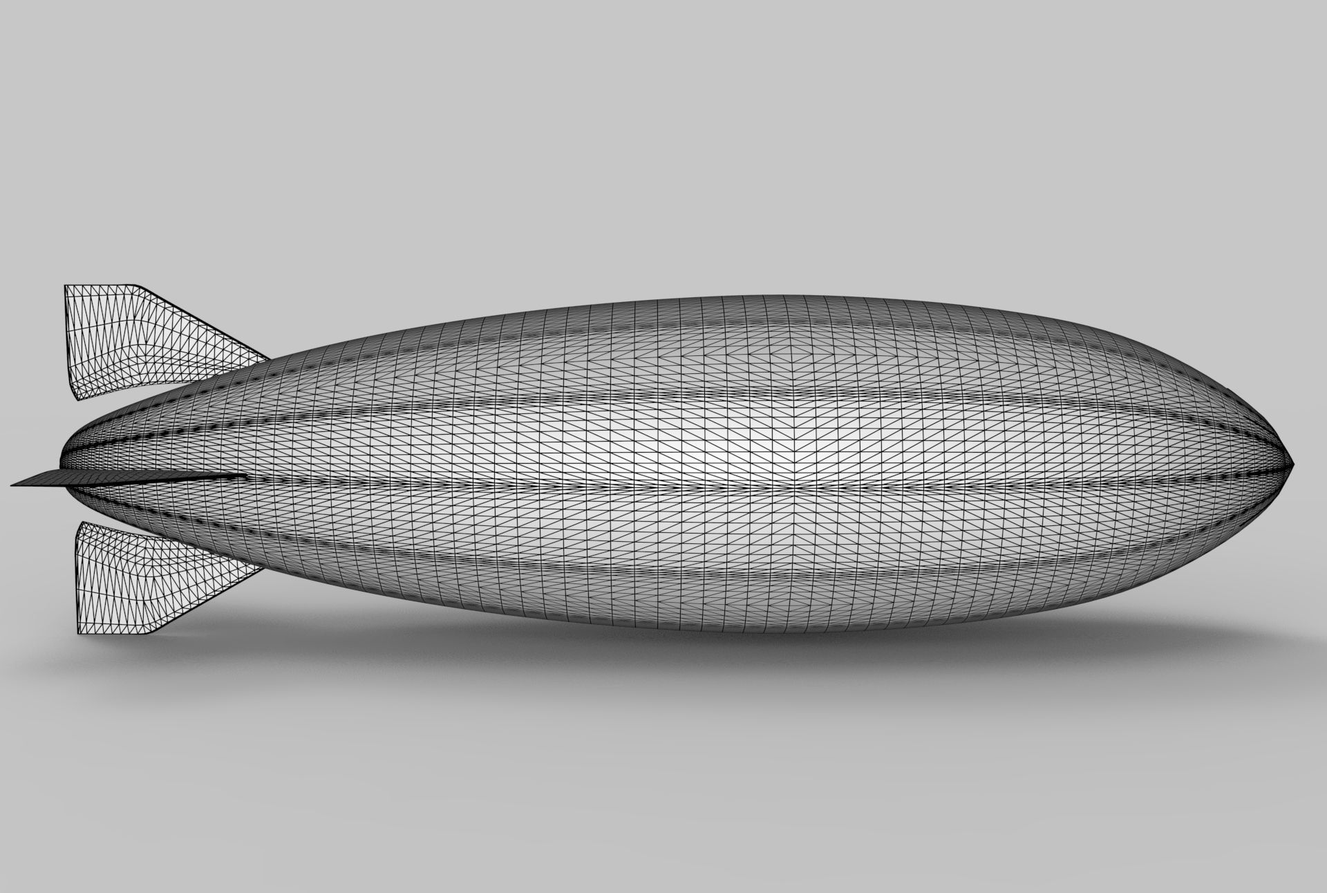 Zeppelin 3D model | CGTrader