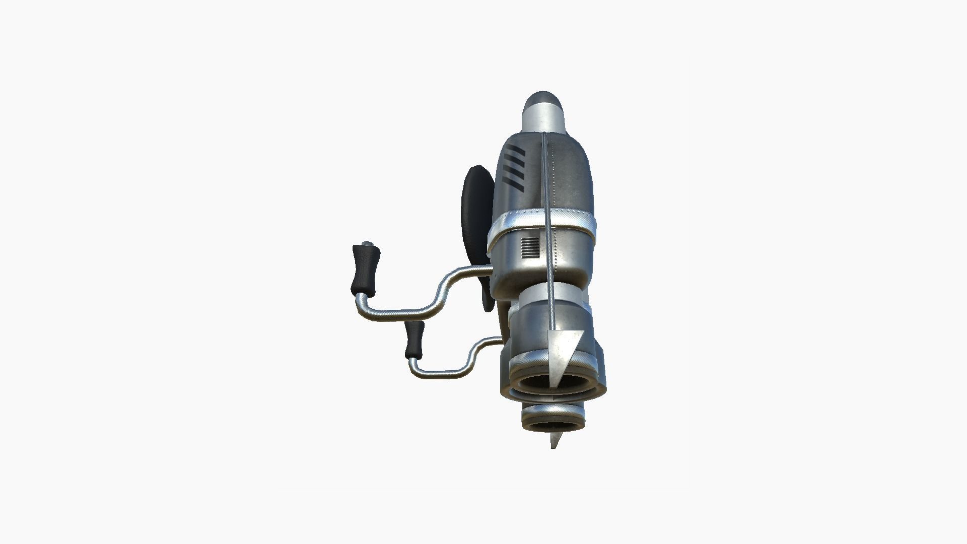 3D model Jetpack D07 Steel - SciFi Character Design VR / AR / low-poly ...