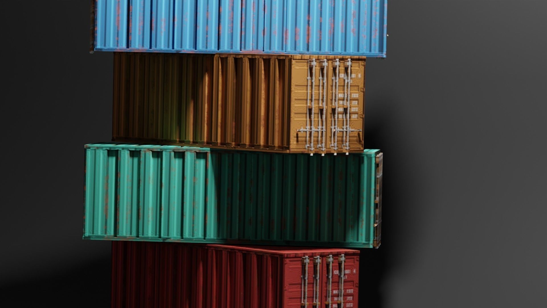 Shipping Containers 3D model | CGTrader