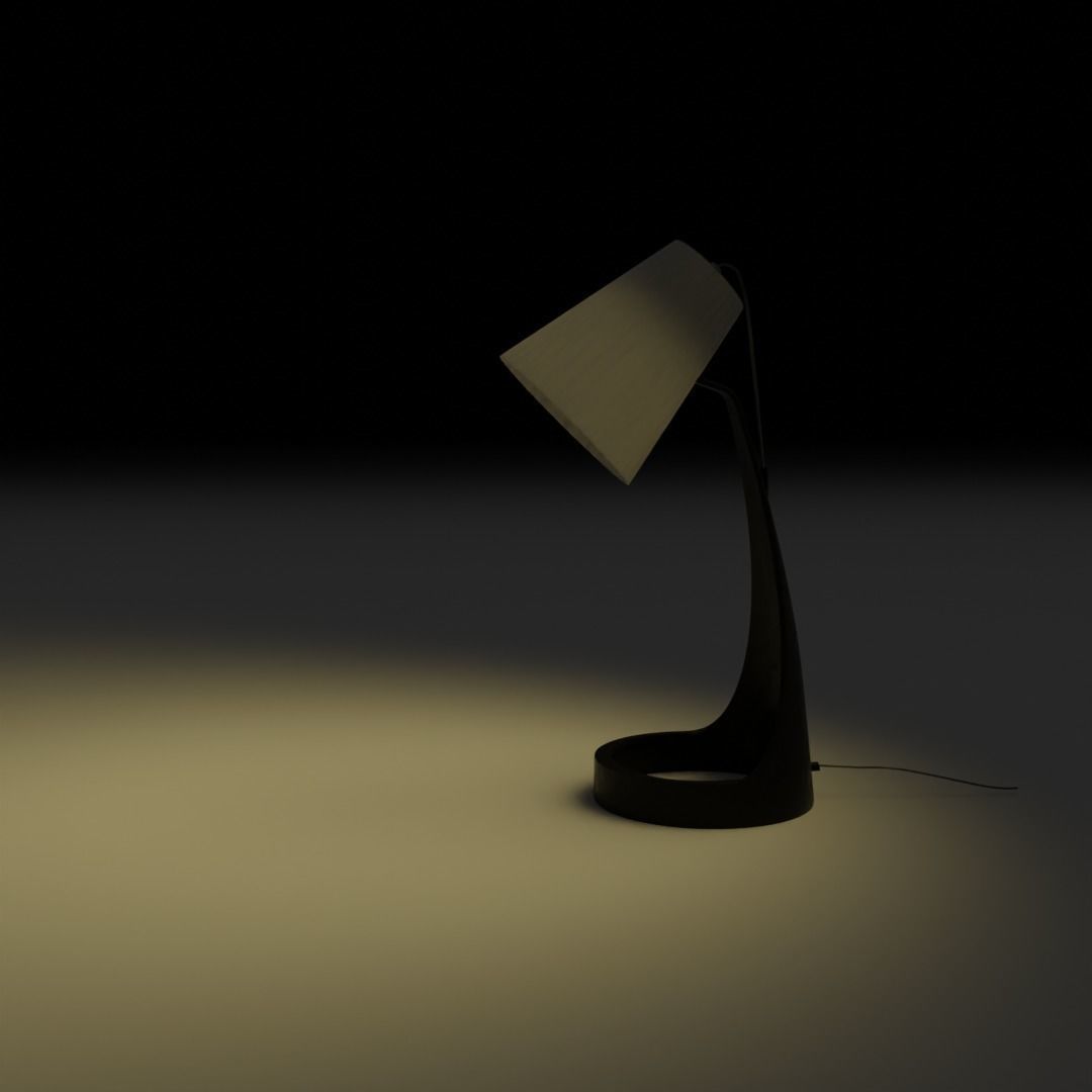 Modern Study Lamp made in blender 3D model | CGTrader