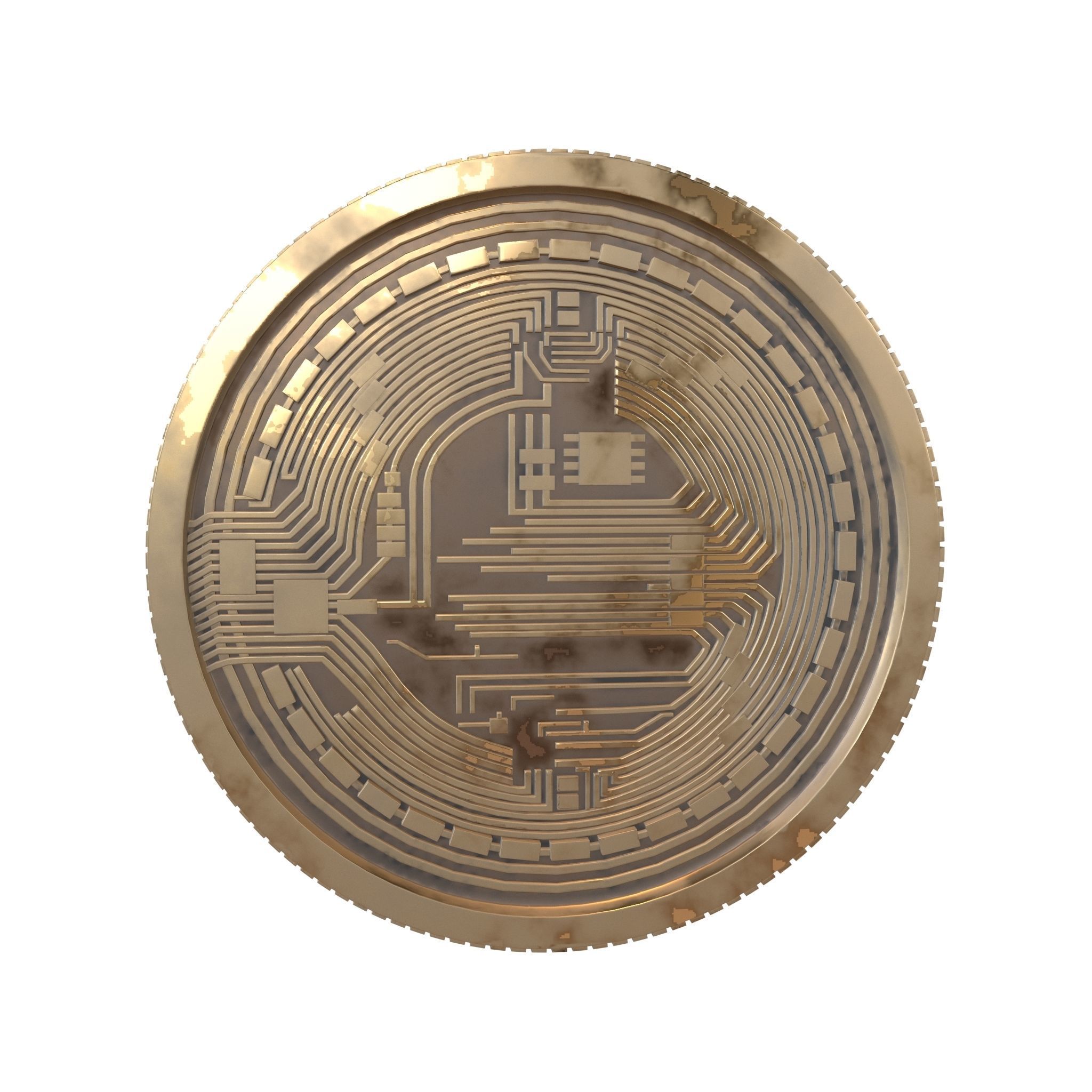 3D model Bitcoin v7 002 VR / AR / low-poly | CGTrader