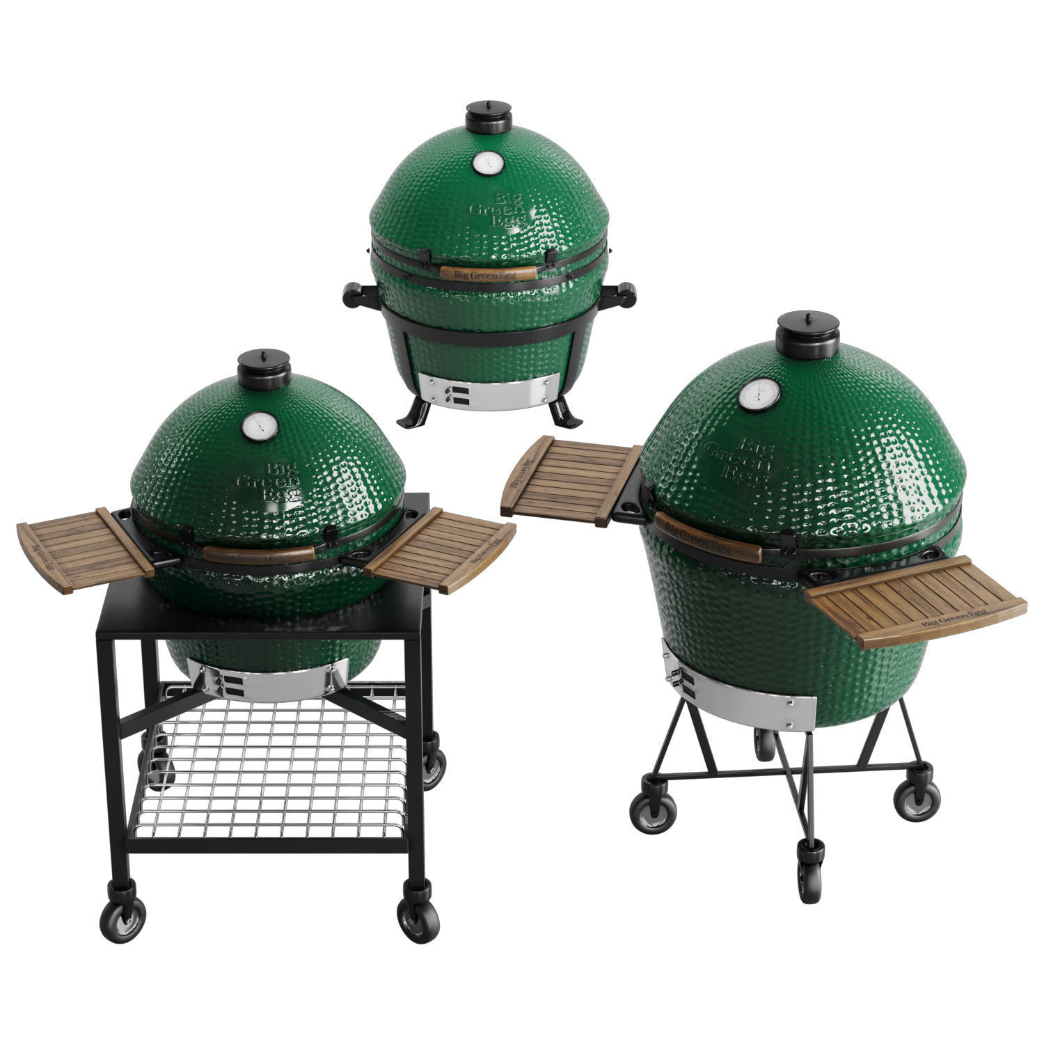 3D model Big Green Egg Grills VR / AR / low-poly | CGTrader
