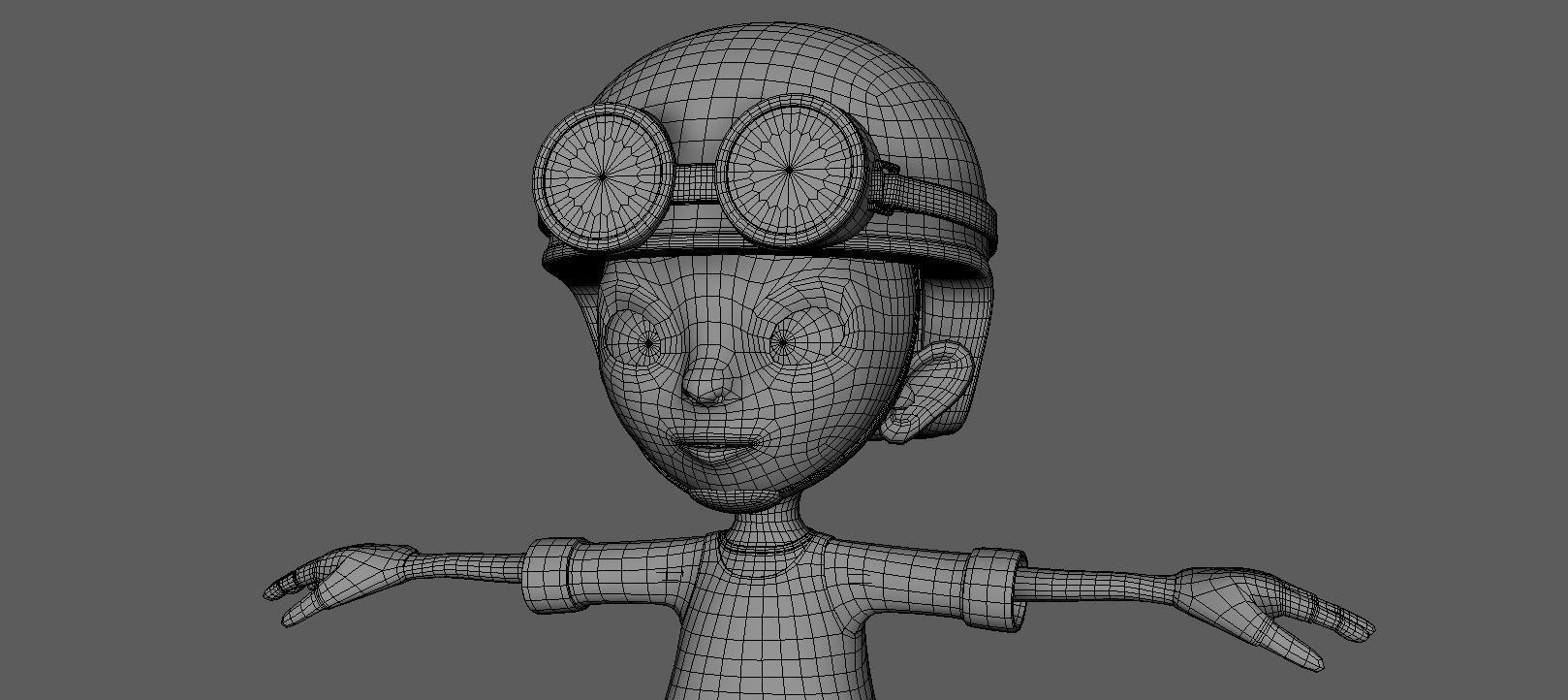 little pilot free 3D model | CGTrader