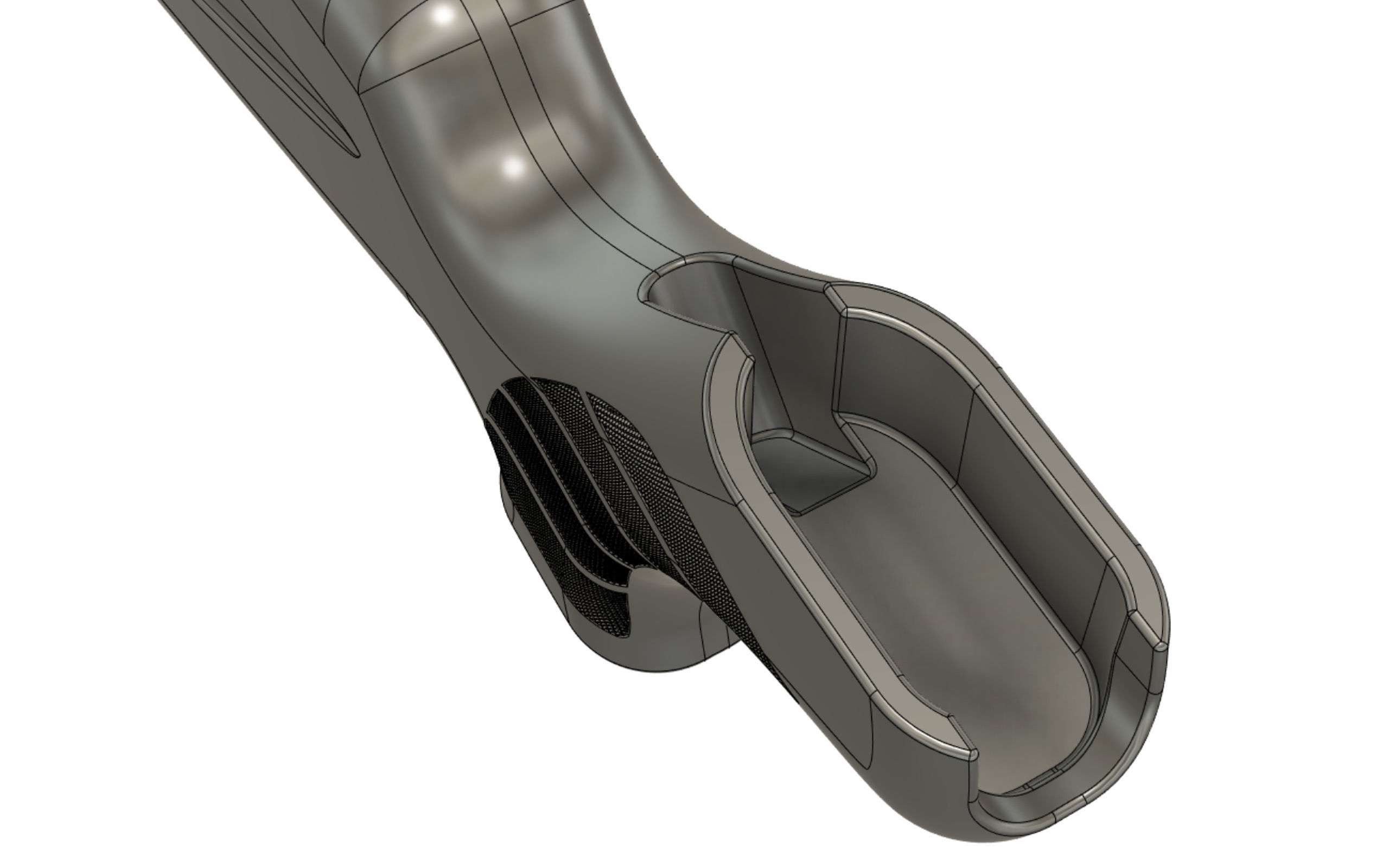 Rifle stock CAD 3D model | CGTrader