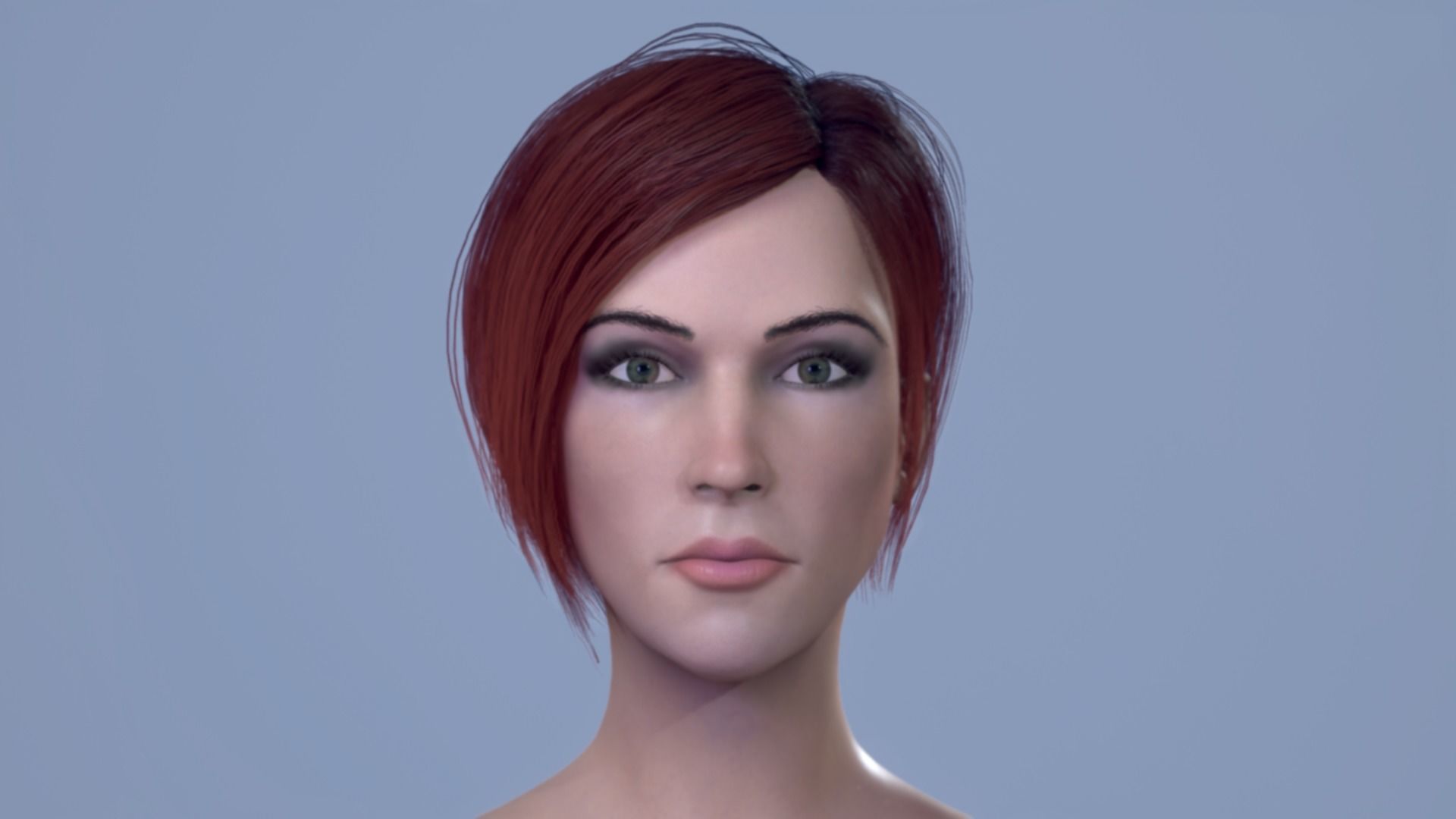 3D model Female Head VR / AR / low-poly | CGTrader