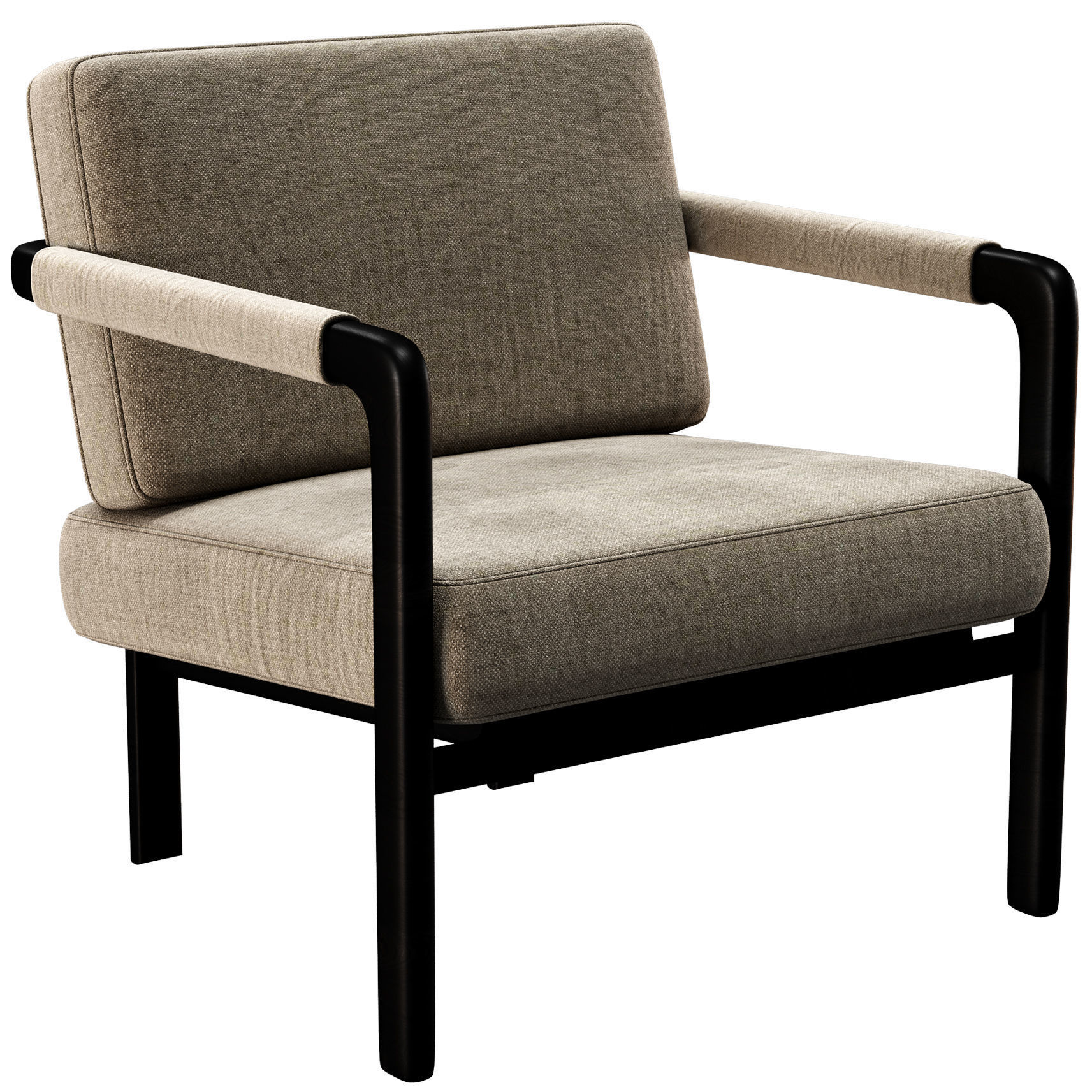 MONTGOMERY Easy chair By Giorgetti 3D model | CGTrader