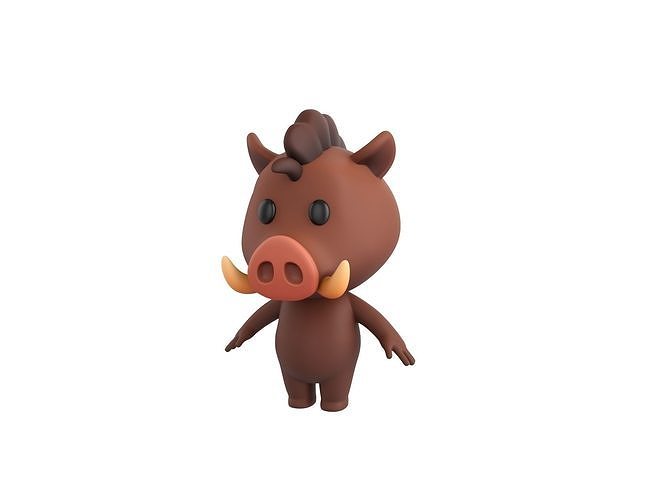 Character190 Boar 3D model | CGTrader