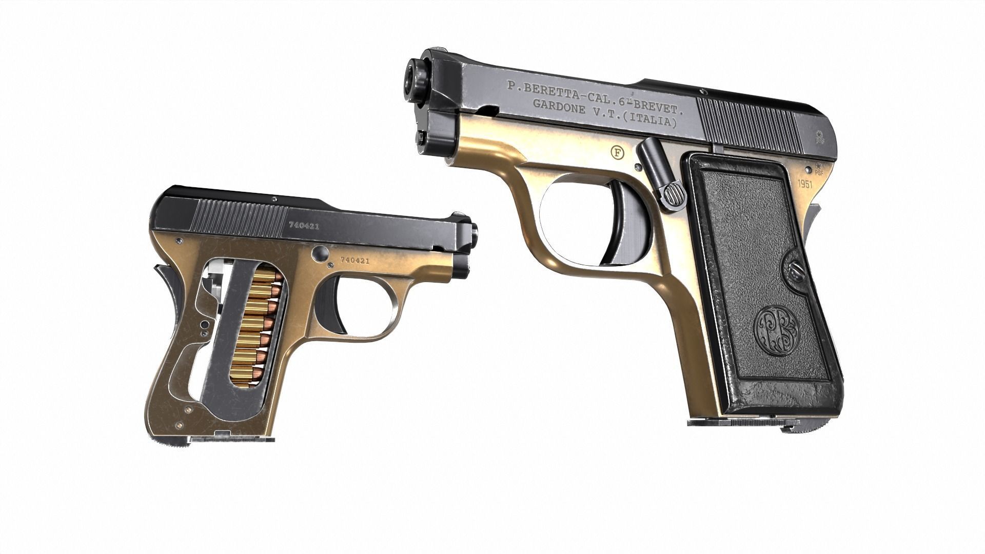 3D model Beretta M418 VR / AR / low-poly | CGTrader