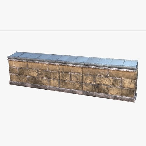 3D model Brick Wall 0003 Modular VR / AR / low-poly | CGTrader