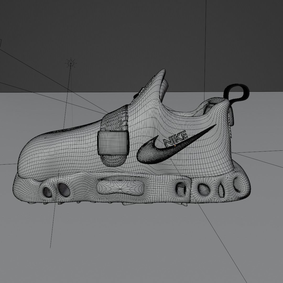 3d sneakers nike air blend 3D model | CGTrader