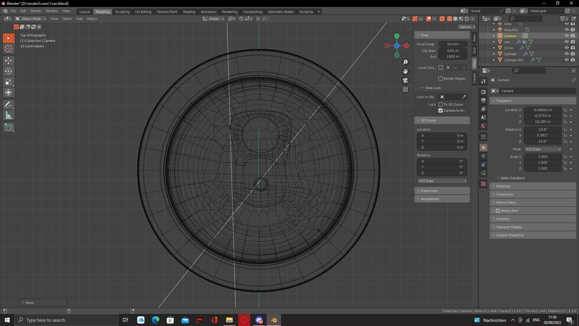 Can packaging 3D model | CGTrader