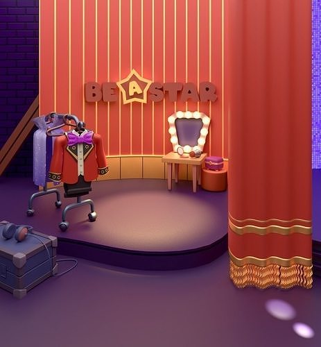 Stylized Whole Scene 3D model | CGTrader