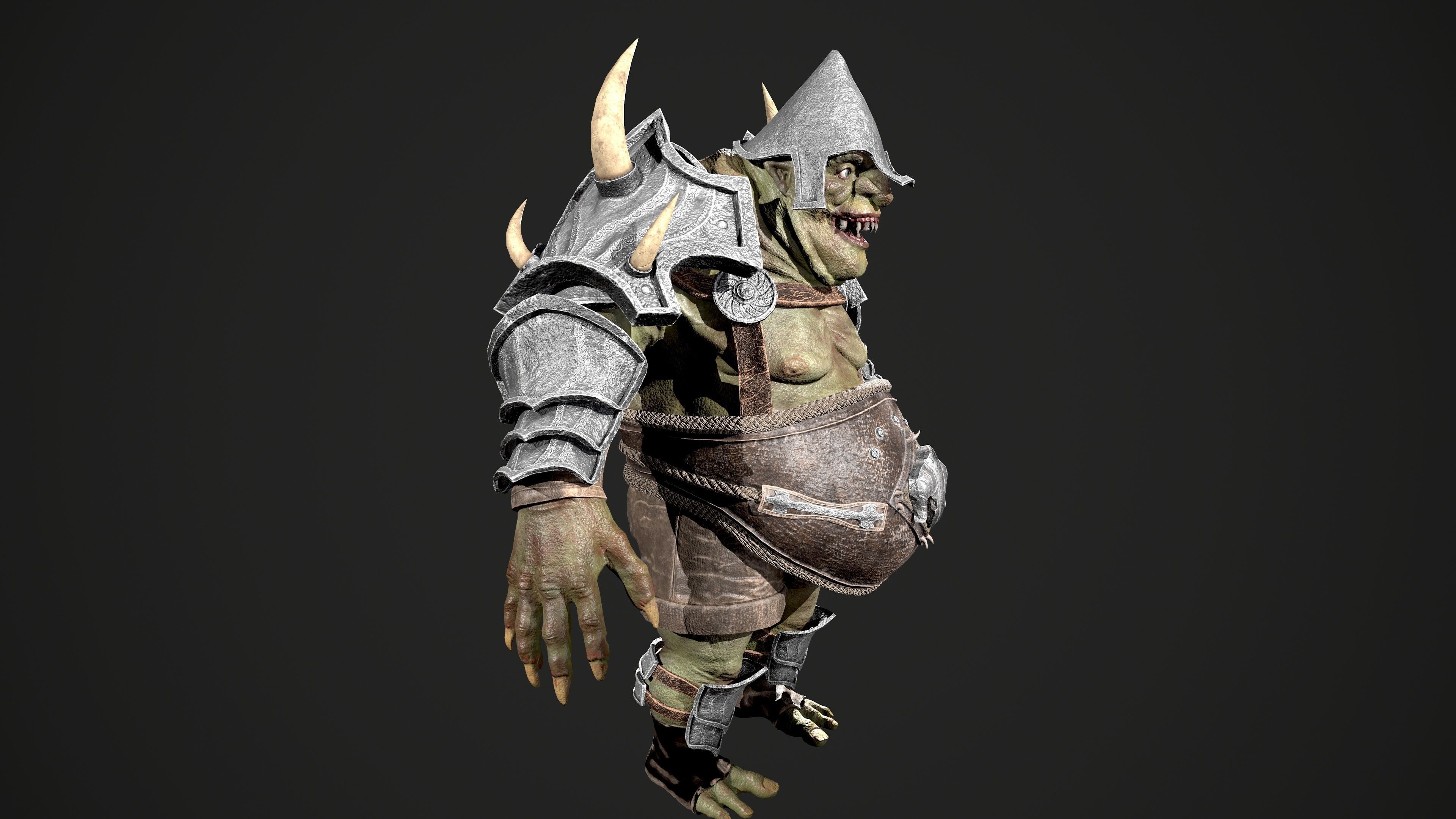 3D model Ogre Bull VR / AR / low-poly | CGTrader