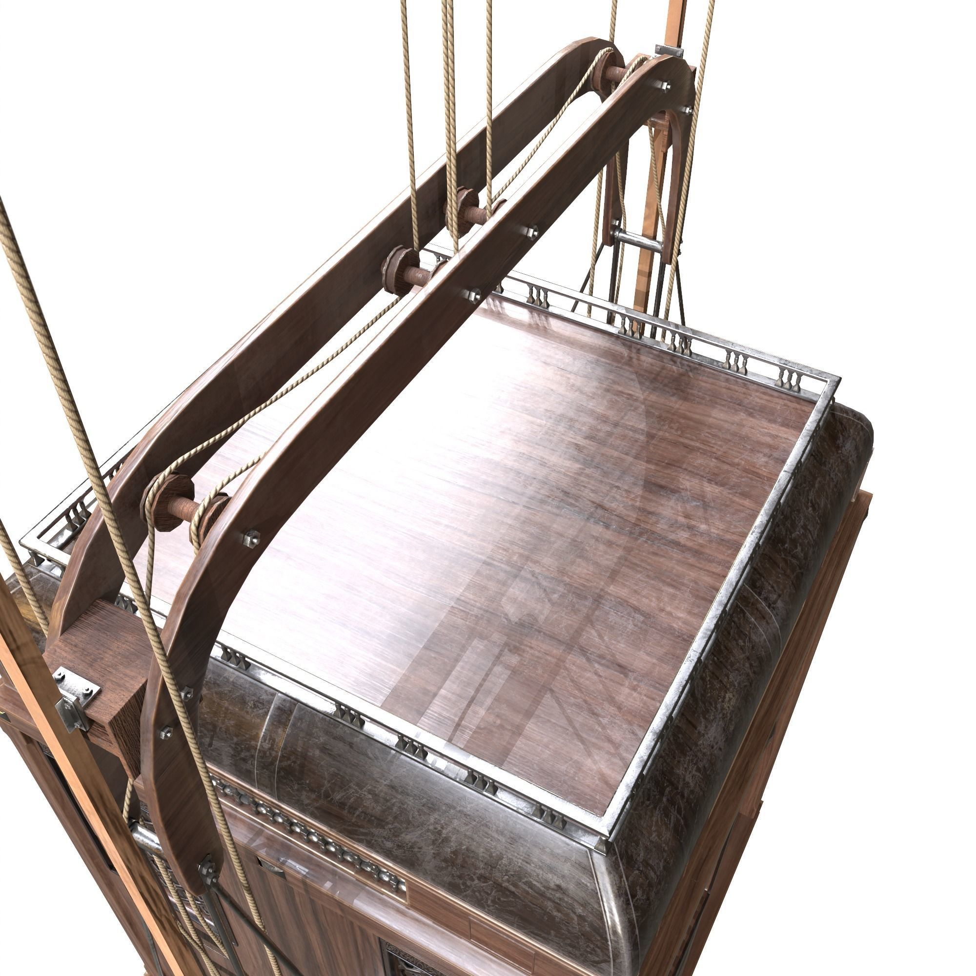 3D model Old Elevator VR / AR / low-poly | CGTrader