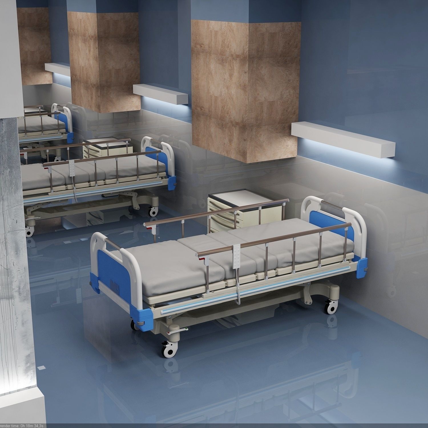 3D model Medical Patient Room 3D model VR / AR / low-poly | CGTrader