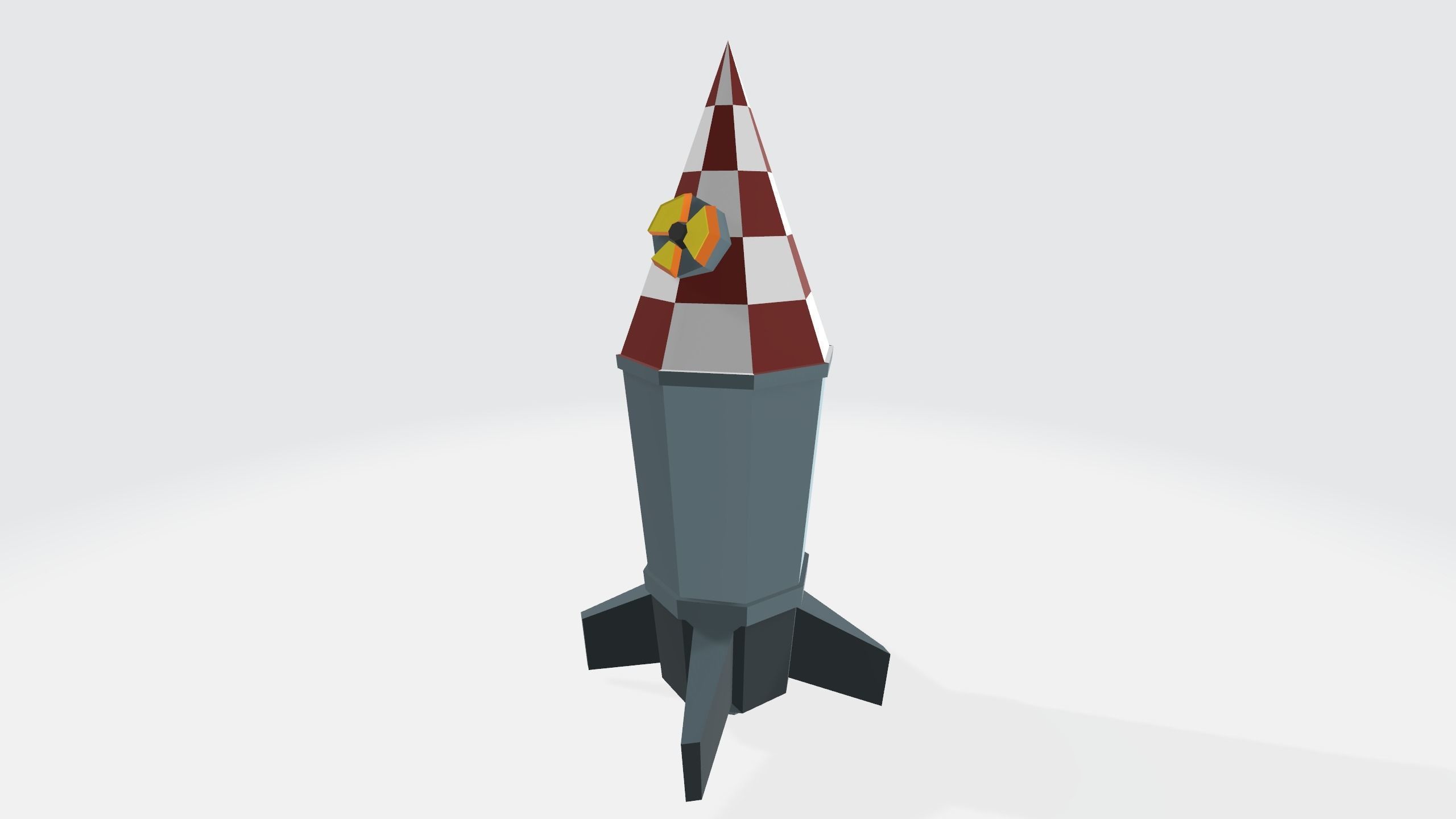 Nuclear Missile for free free VR / AR / low-poly 3D model | CGTrader