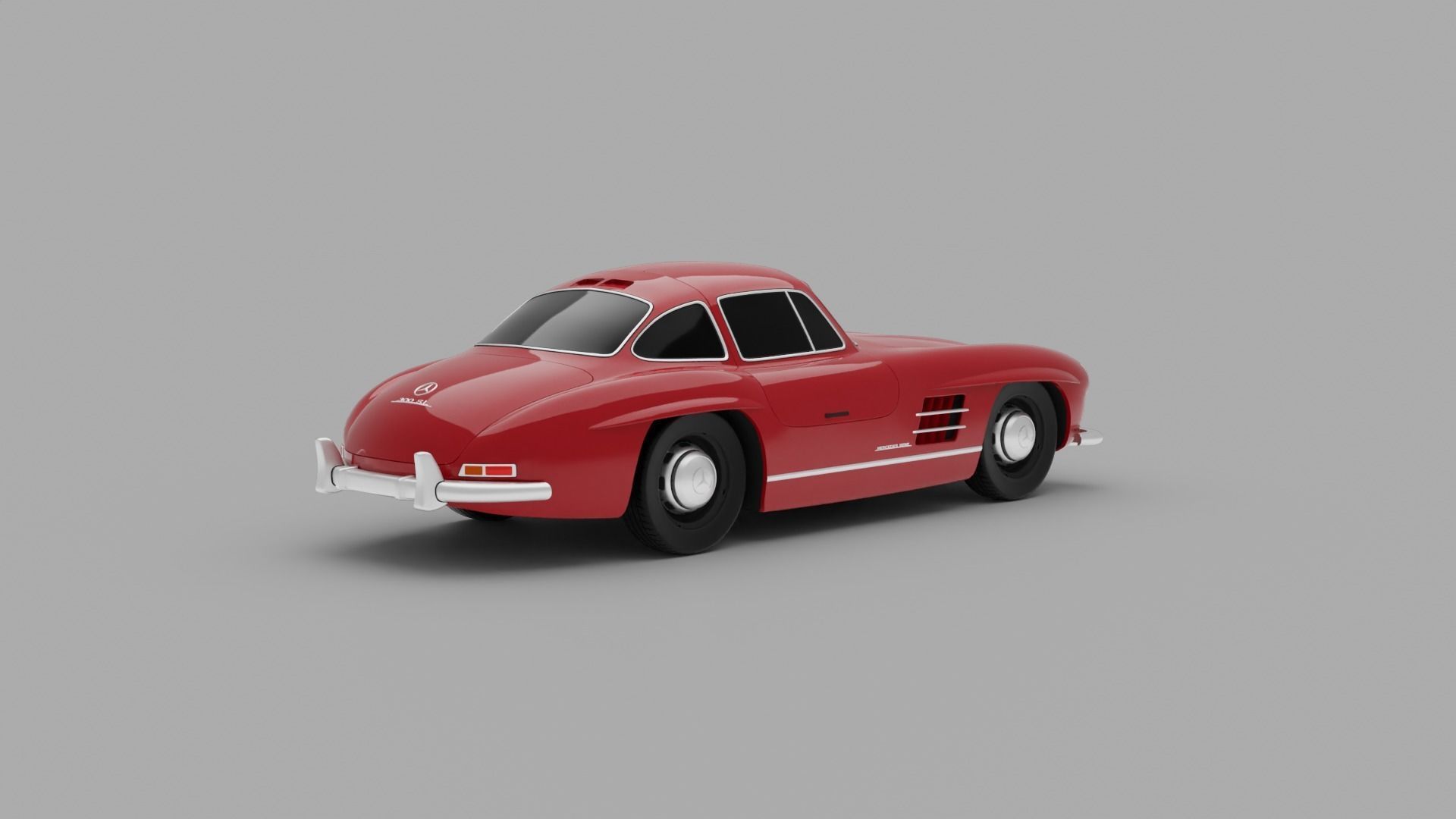 Mercedes SL300 3D model | CGTrader