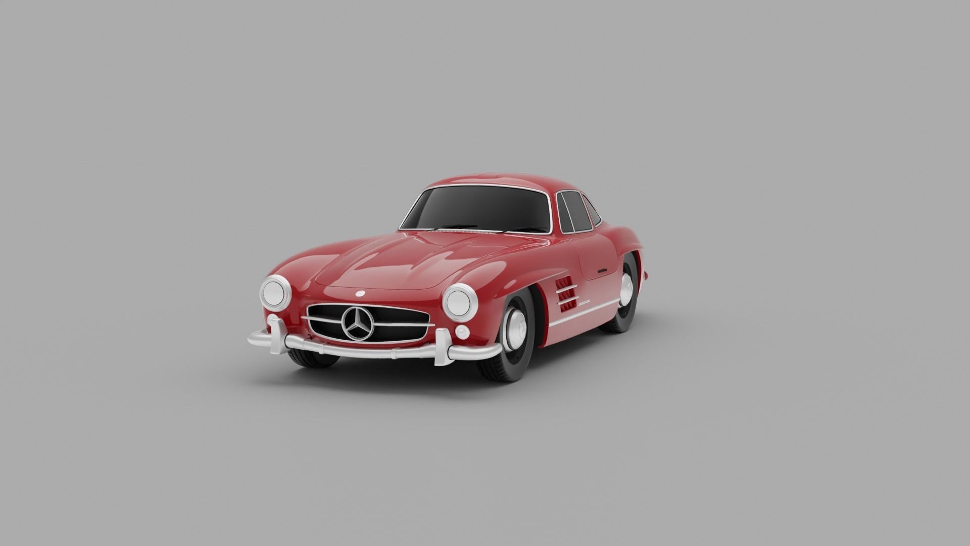 Mercedes SL300 3D model | CGTrader