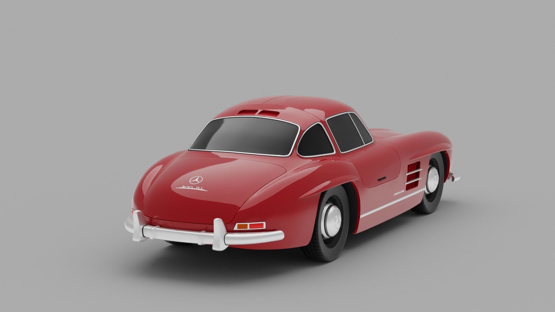 Mercedes SL300 3D model | CGTrader
