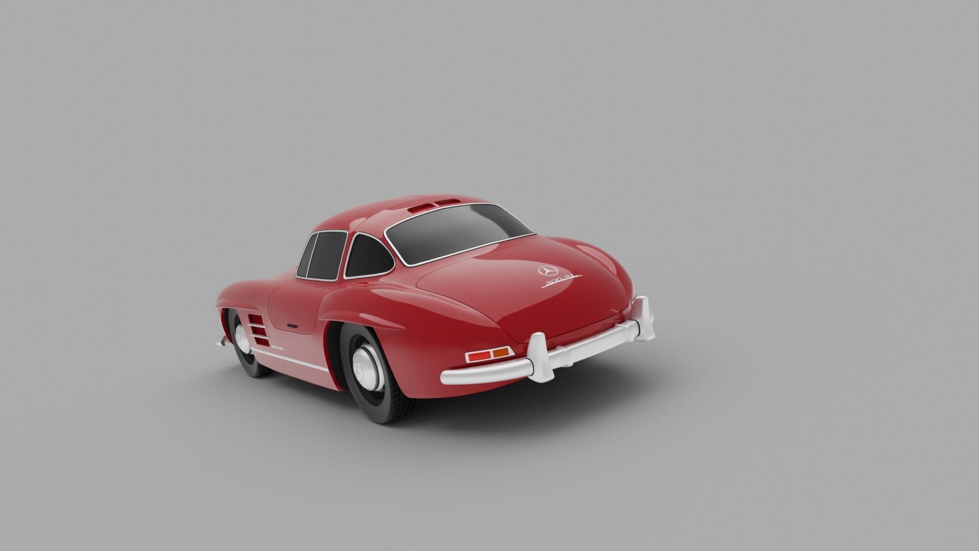 Mercedes SL300 3D model | CGTrader
