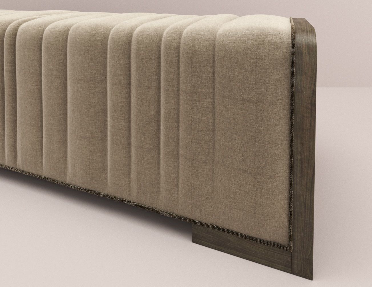 Bench Bernhardt Profile 3D model | CGTrader