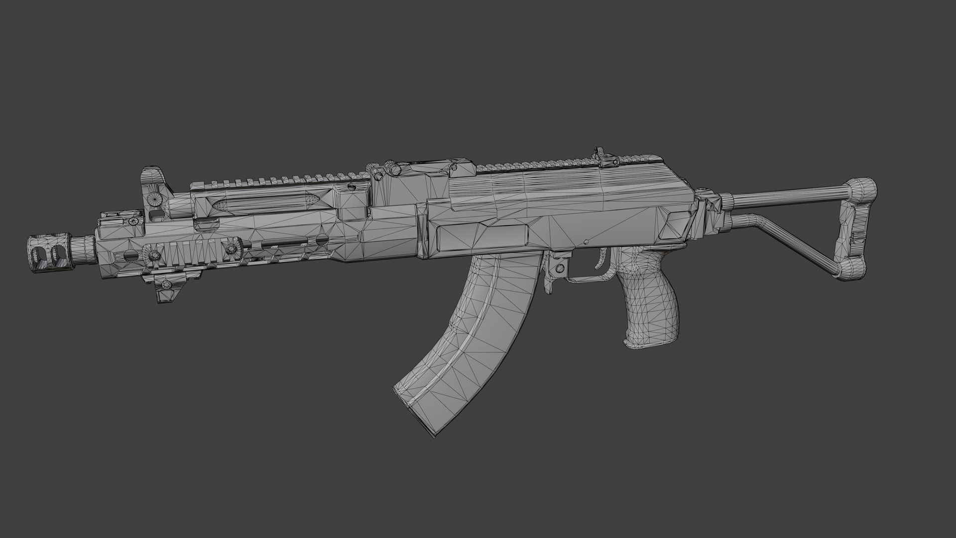 3D model Custom AK MB47 VR / AR / low-poly | CGTrader