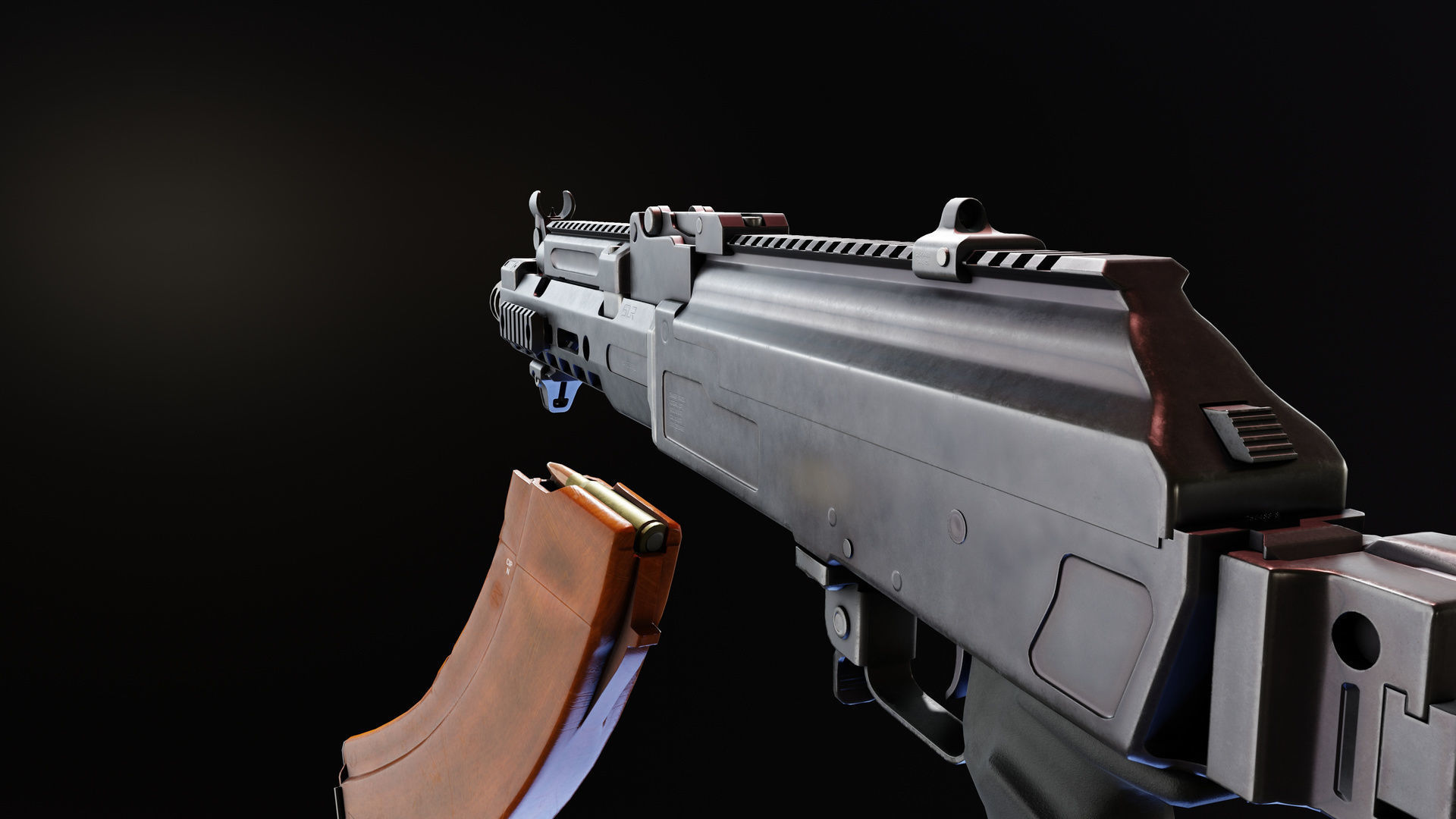 3D model Custom AK MB47 VR / AR / low-poly | CGTrader