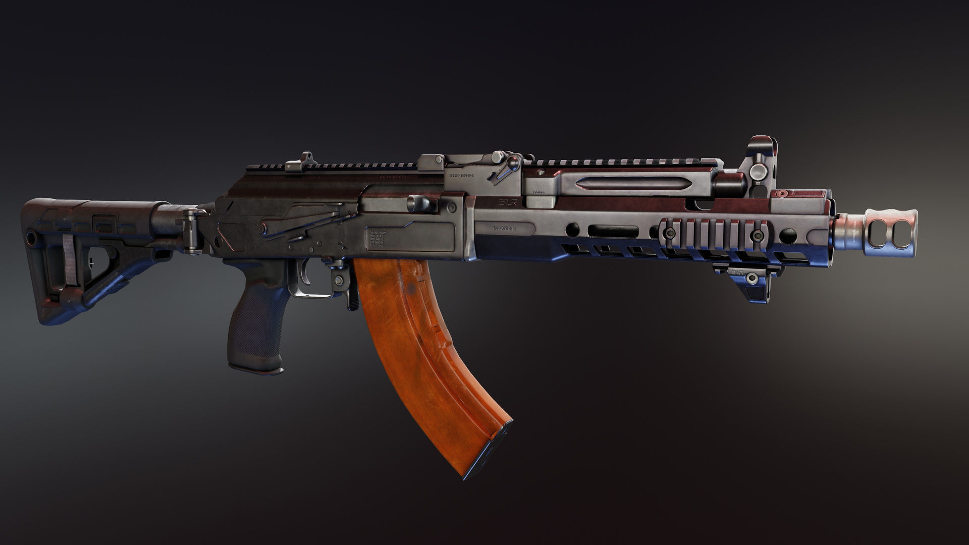 3D model Custom AK MB47 VR / AR / low-poly | CGTrader