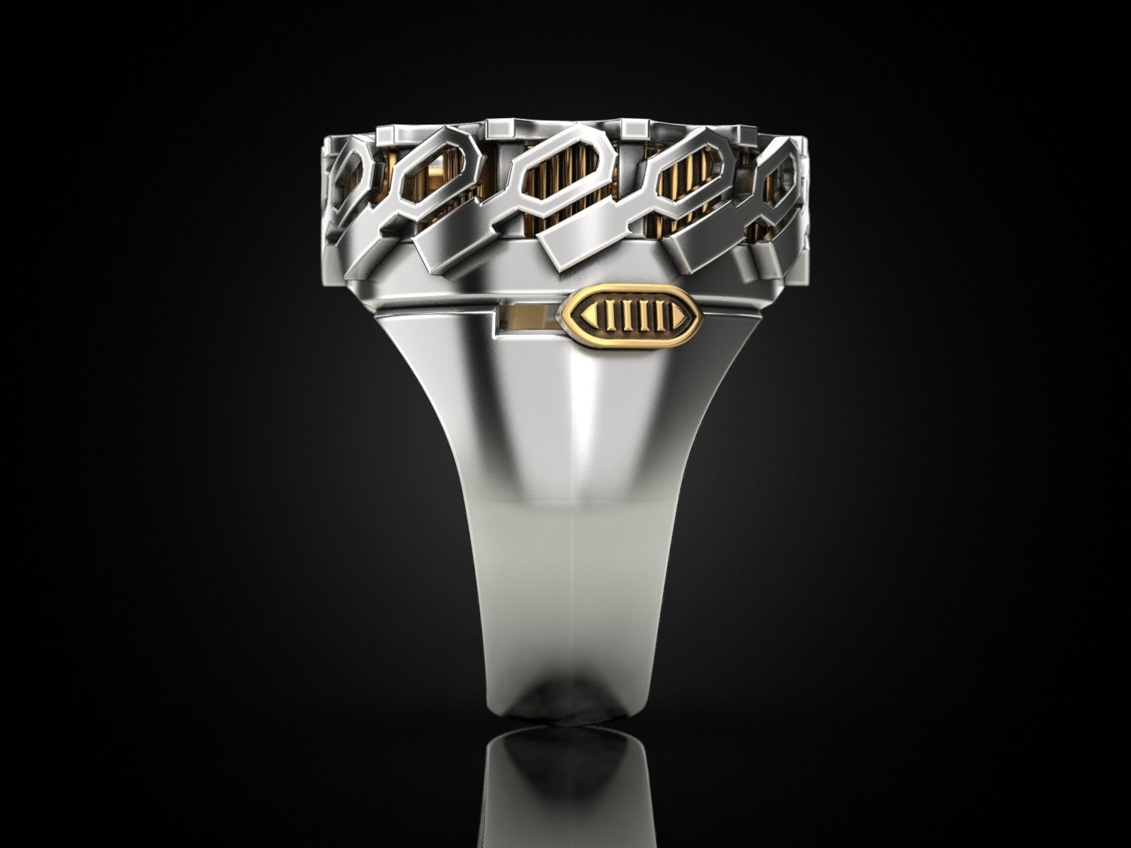 Dynamic mechanical ring 3D model 3D printable | CGTrader