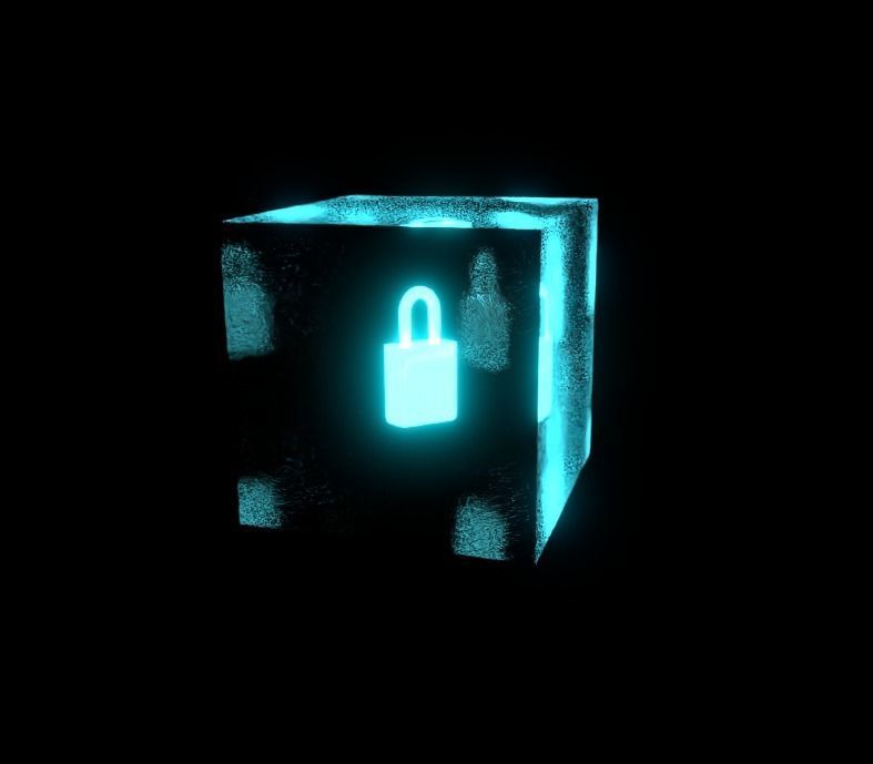 GLOW LOCK IN BOX free 3D model | CGTrader