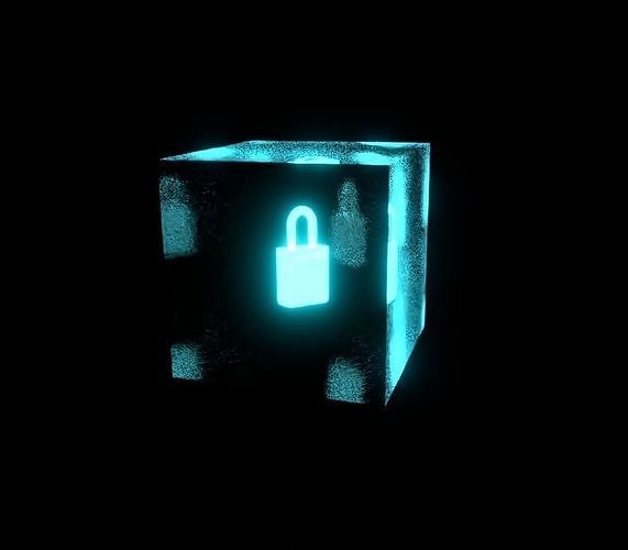 GLOW LOCK IN BOX free 3D model | CGTrader