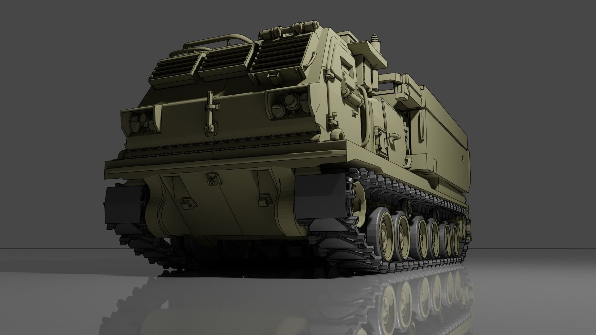 M270 MLRS 3D model - Ready to print 3D model 3D printable | CGTrader