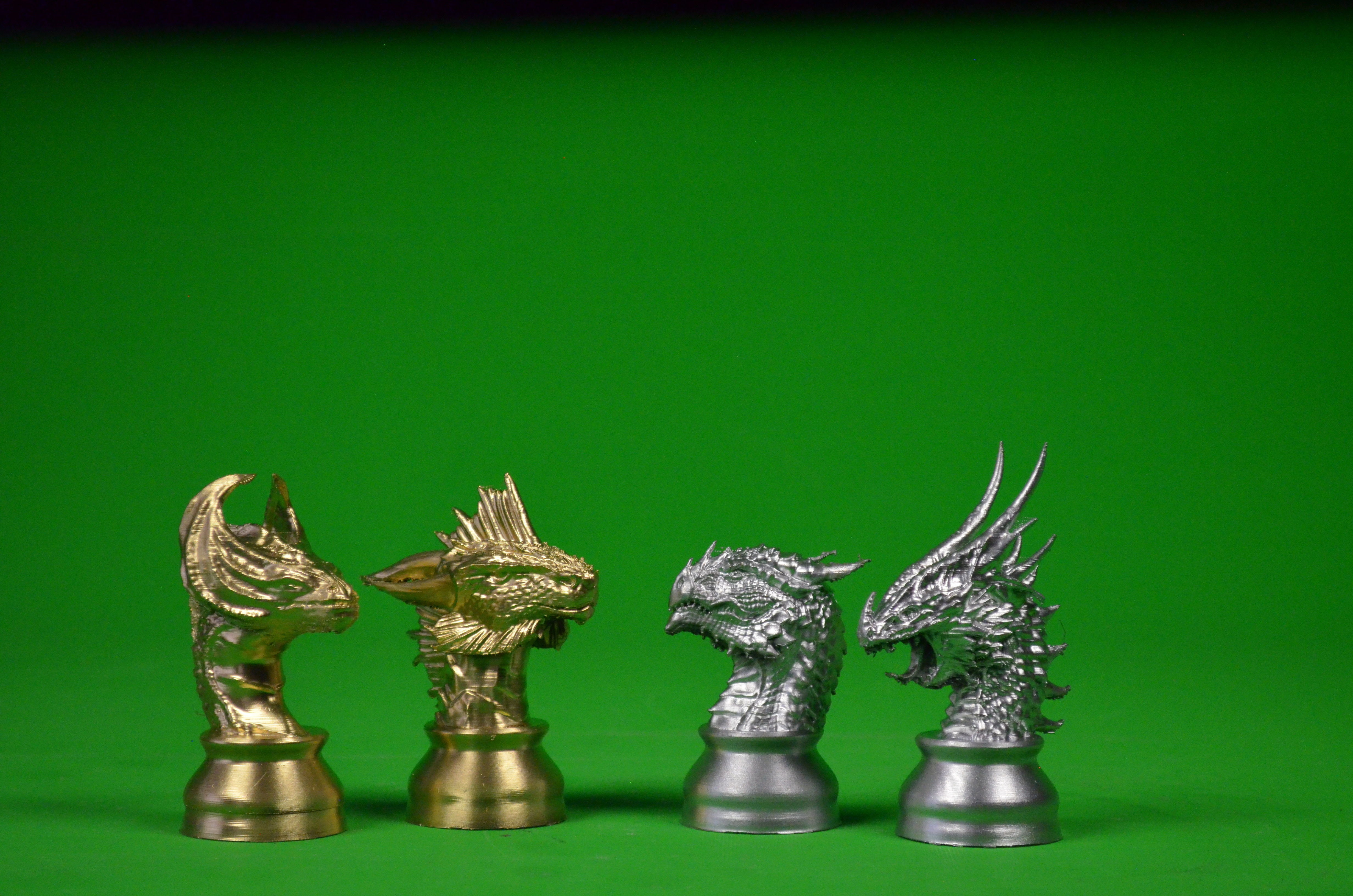 Dragon Chess Set-Dragon Chess Pieces 3D model 3D printable | CGTrader